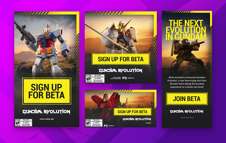 Gundam Evolution - Bandai Namco by Daniel Fusniak 🎮 on Dribbble