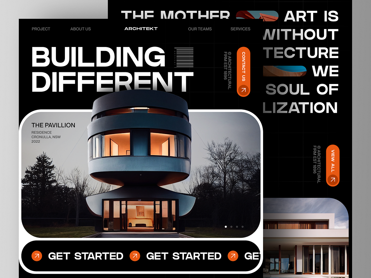 Browse thousands of Architect Website images for design inspiration | Dribbble