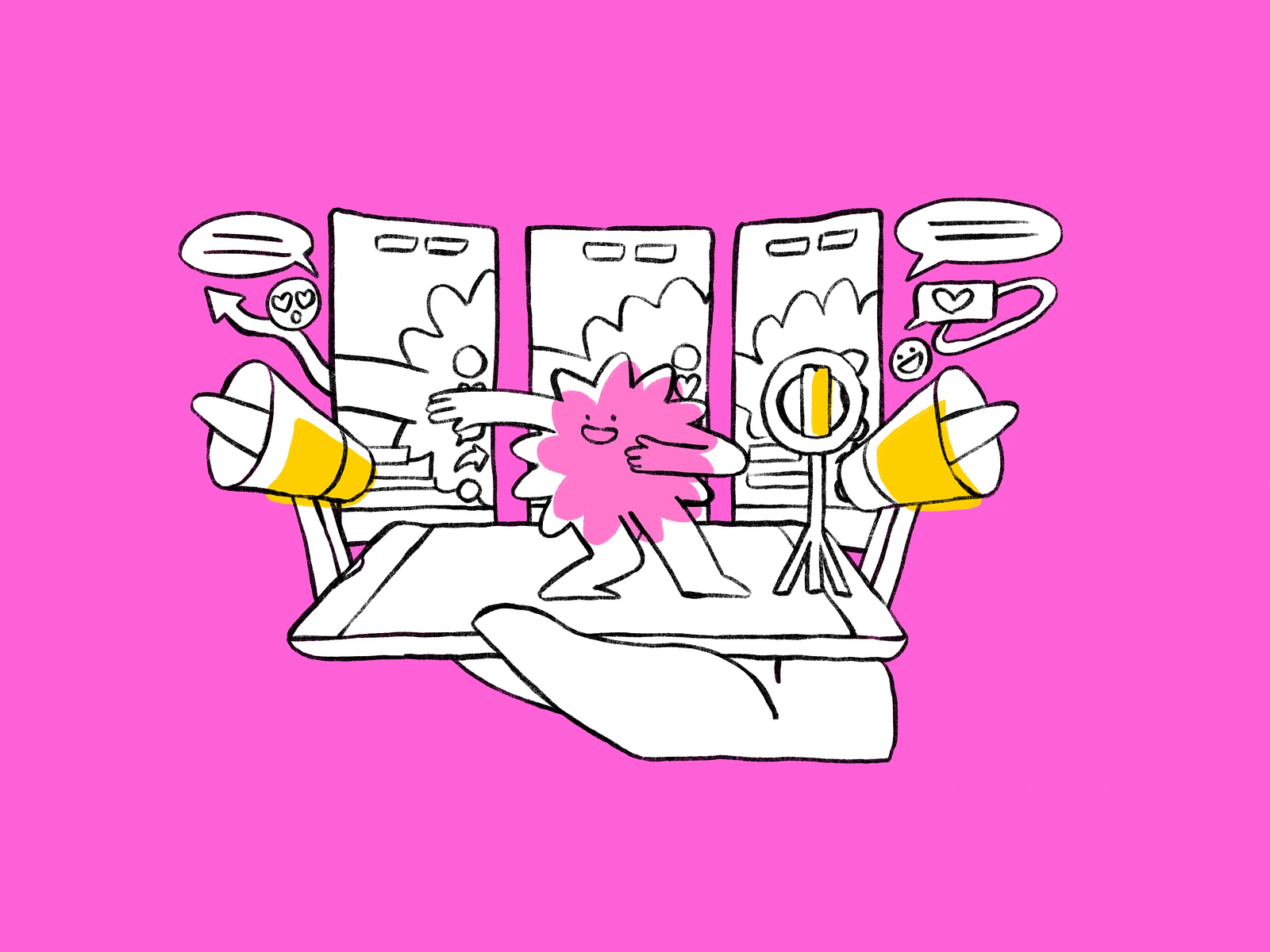 BlastUP – Branding. Character Illustrations by Ivan Ermakov on Dribbble