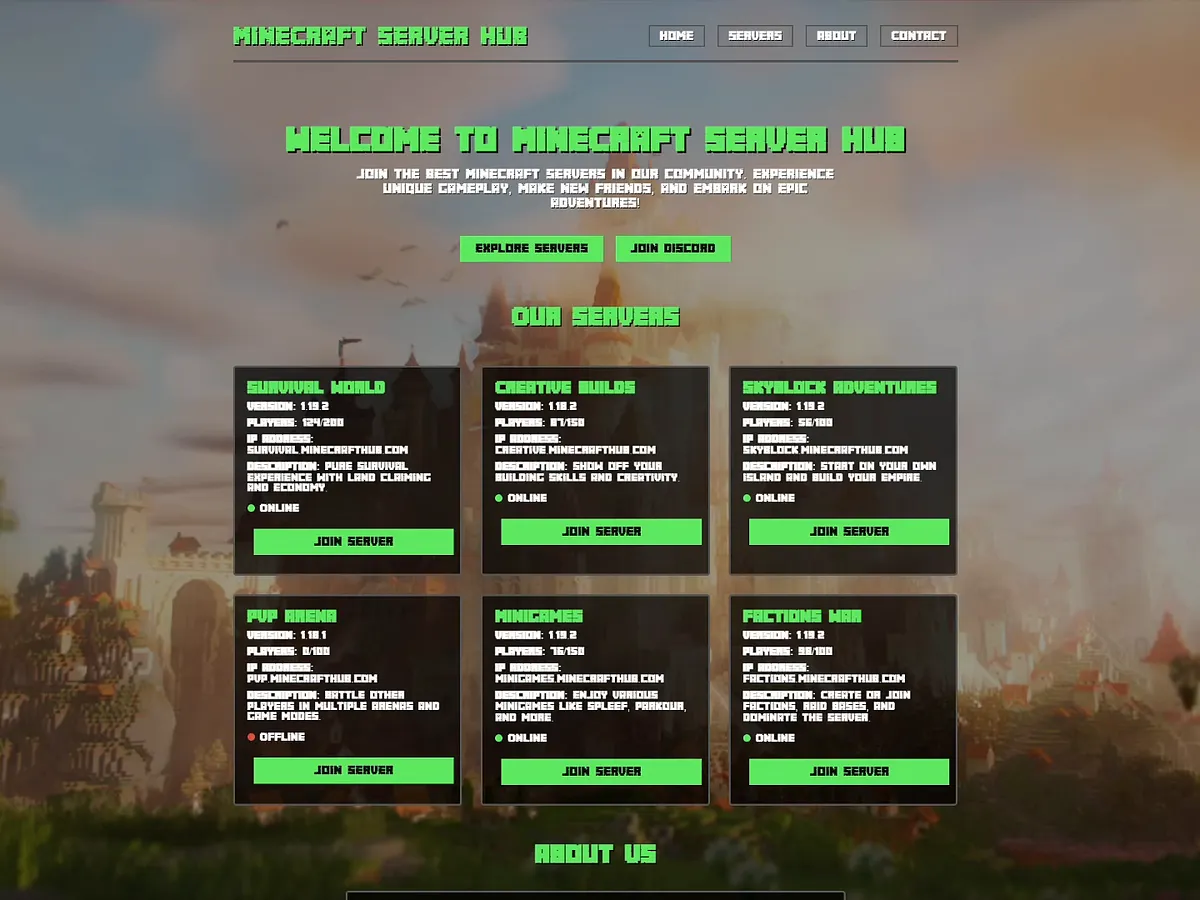 Browse thousands of Minecraft Logo Server images for design inspiration ...