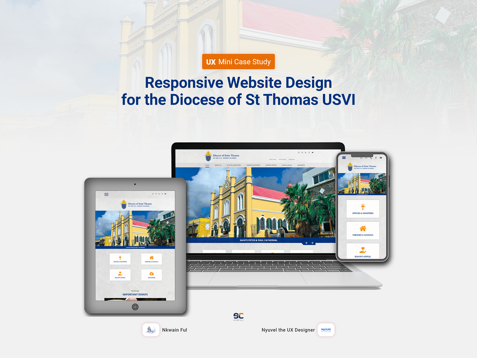 Responsive Catholic Diocese Website Design by Nyuvel the UX Designer on ...
