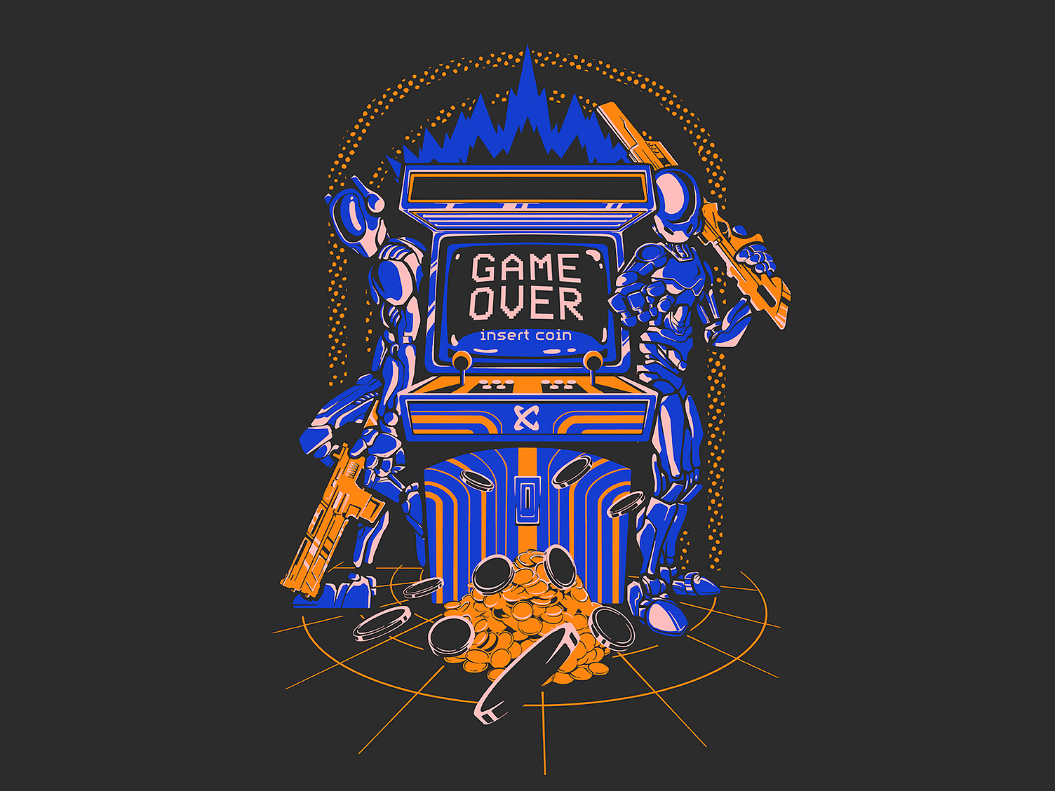 Who's Next? - Merch illustration by Marcos Abdallah on Dribbble