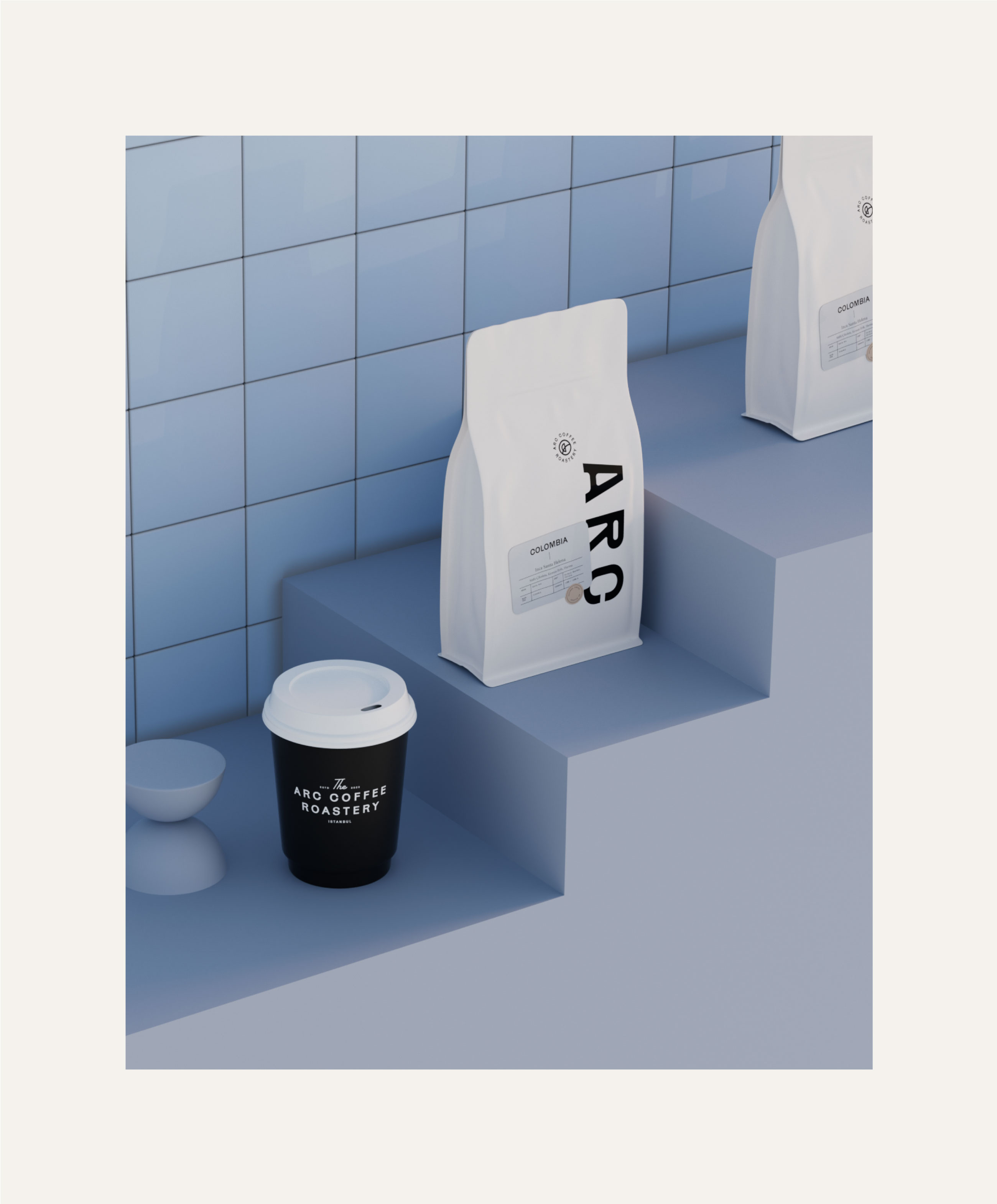 Arc Coffee Branding and Packaging - Cafe by Marka Works for Marka Works ...