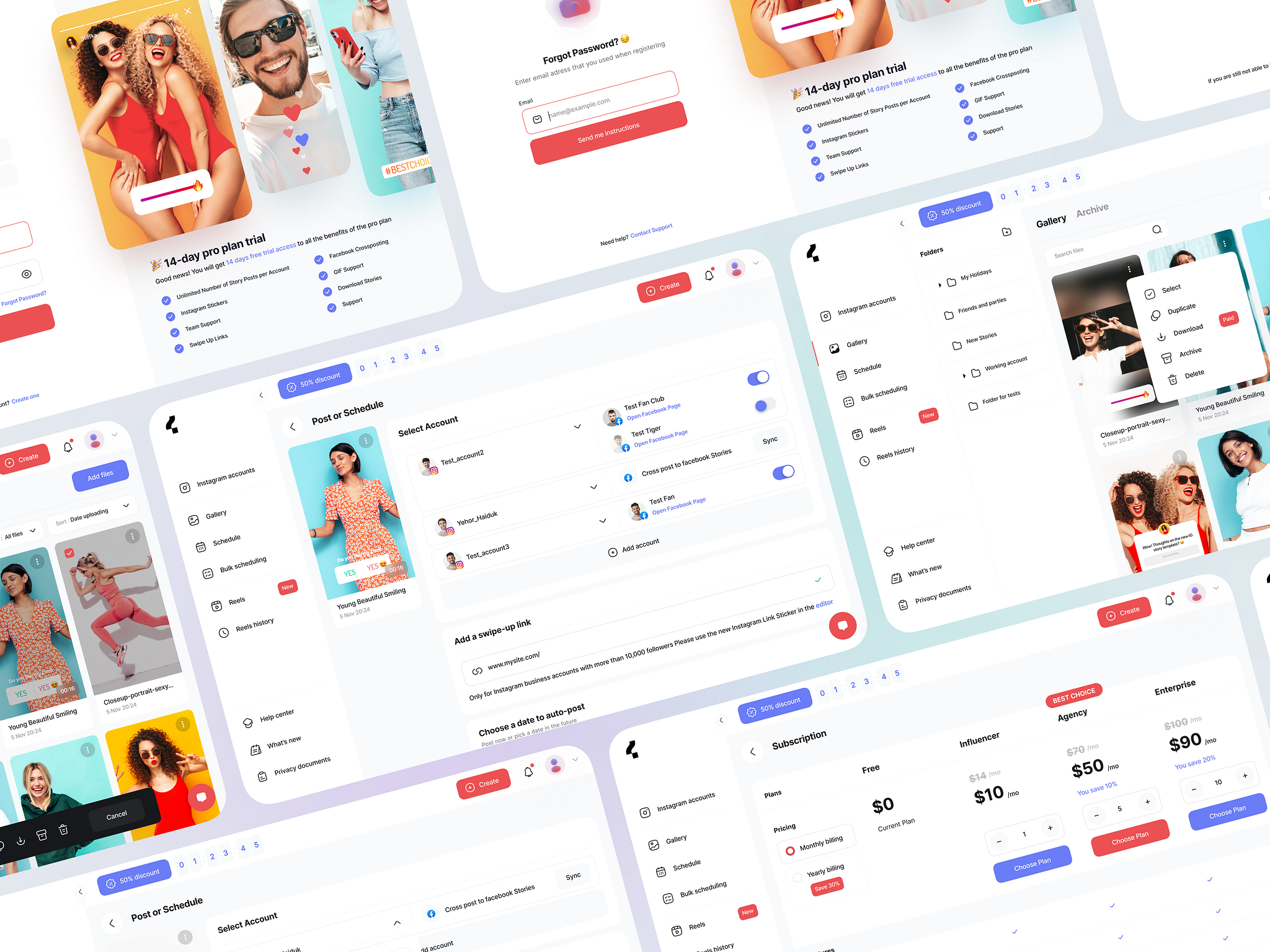 Social media platform | Instagram by Yevhen Ledenov for Ledo on Dribbble