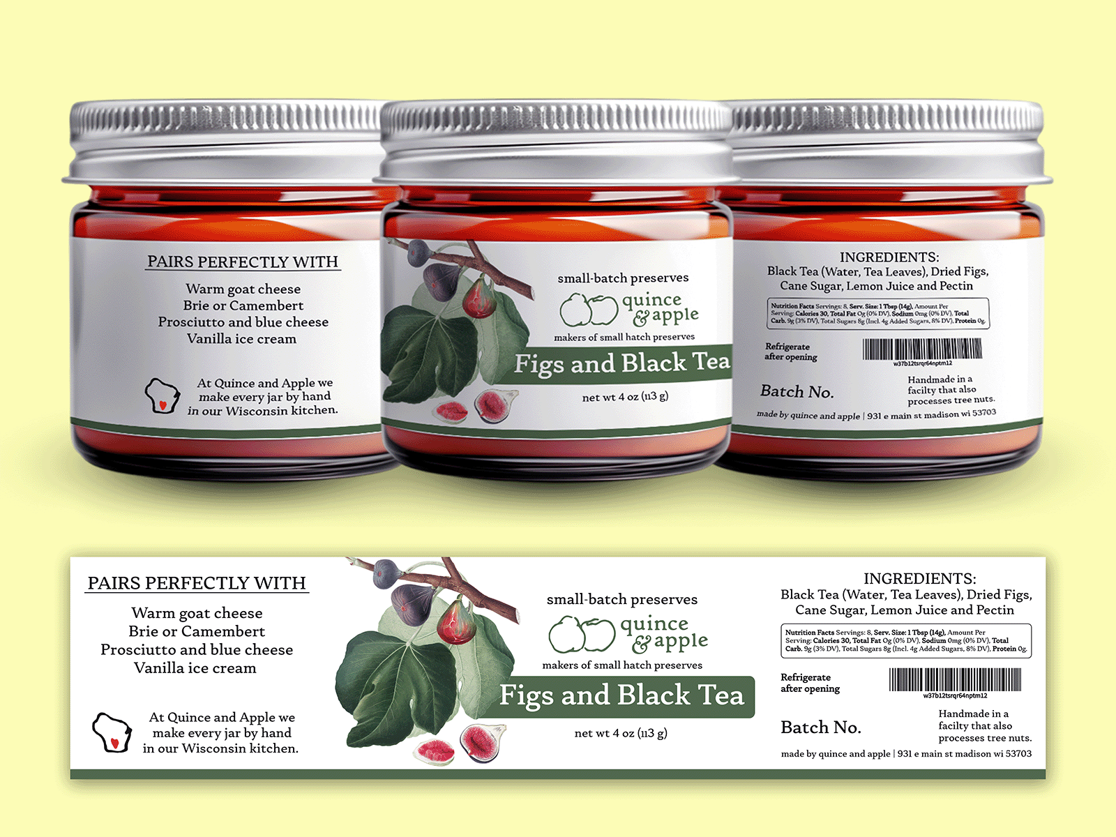 Figs and Black Tea Packaging Design by chayan kumar on Dribbble