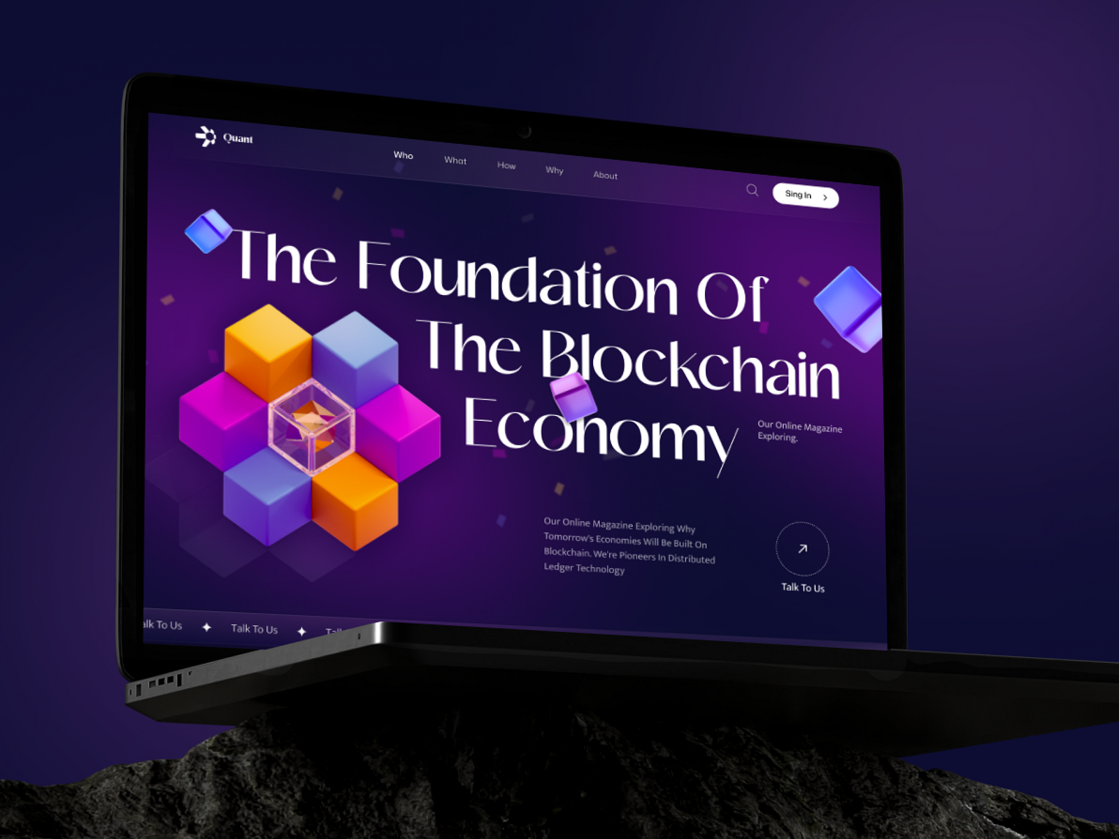 Blockchain Landing page by UIX SAIDUR SAJIB on Dribbble