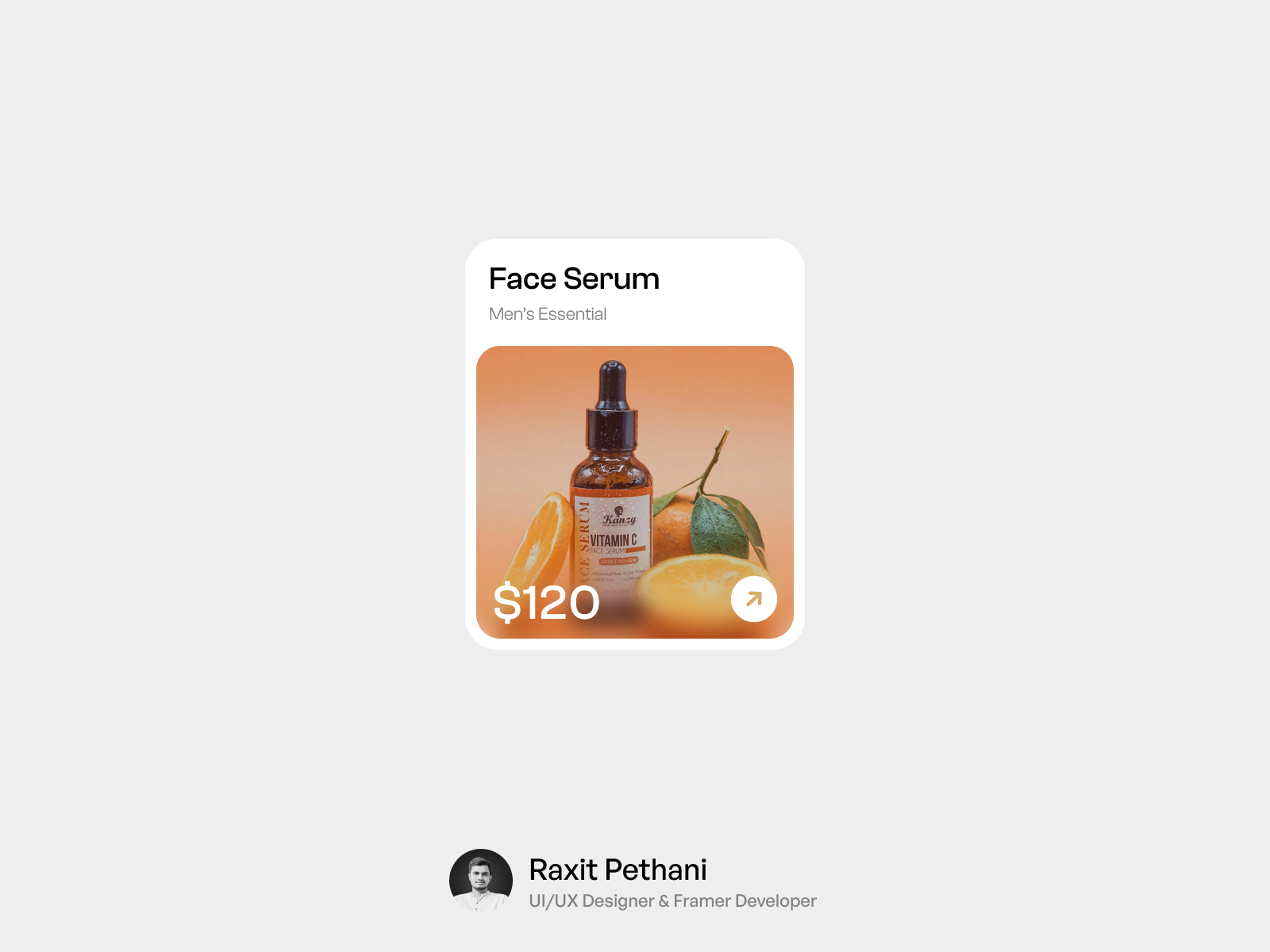 Minimal & Modern Card UI Concepts by RAXIT PETHANI on Dribbble
