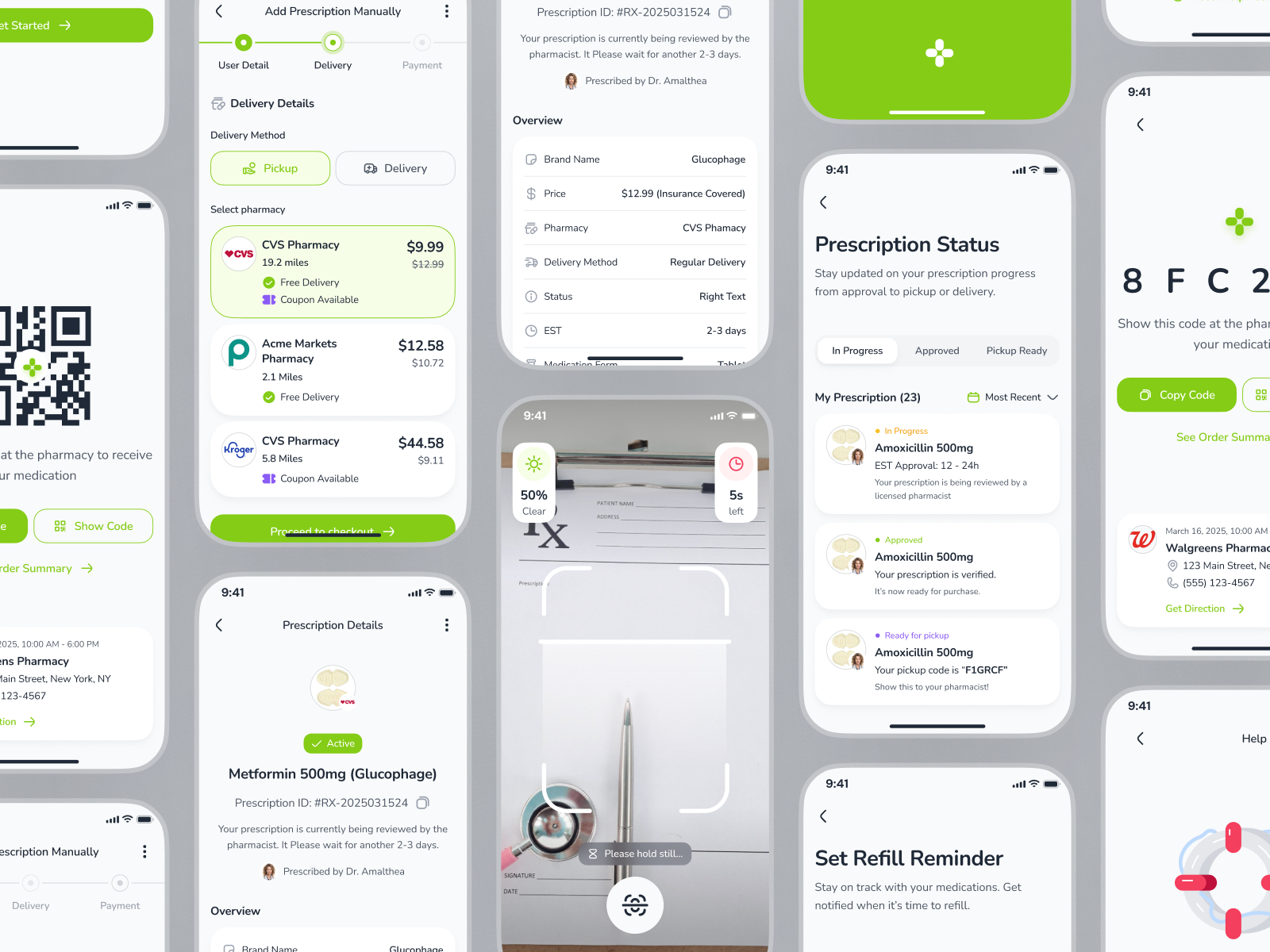 osler v2: AI Telemedicine App - Medication Schedule Calendar UI by ...