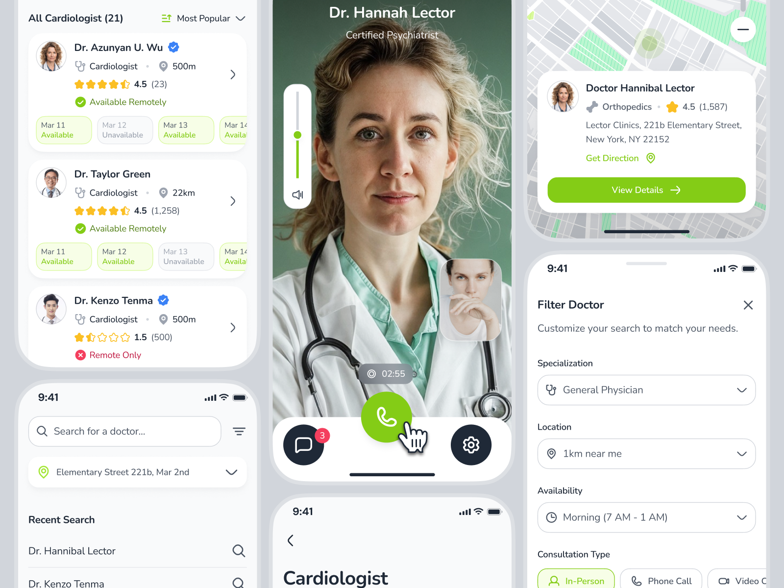 osler v2: AI Telehealth App - Doctor Appointment Flow UIUX by ...