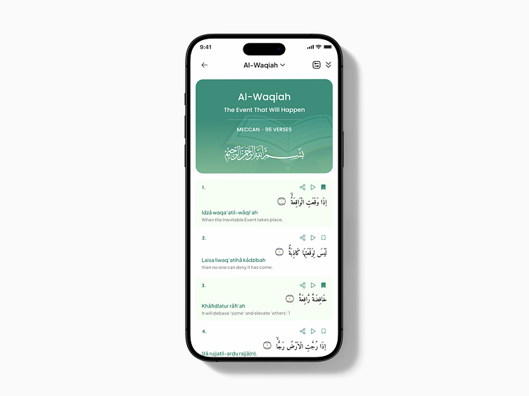 Muslim Daily - Islamic Mobile App by Sabilul Muttaqin on Dribbble