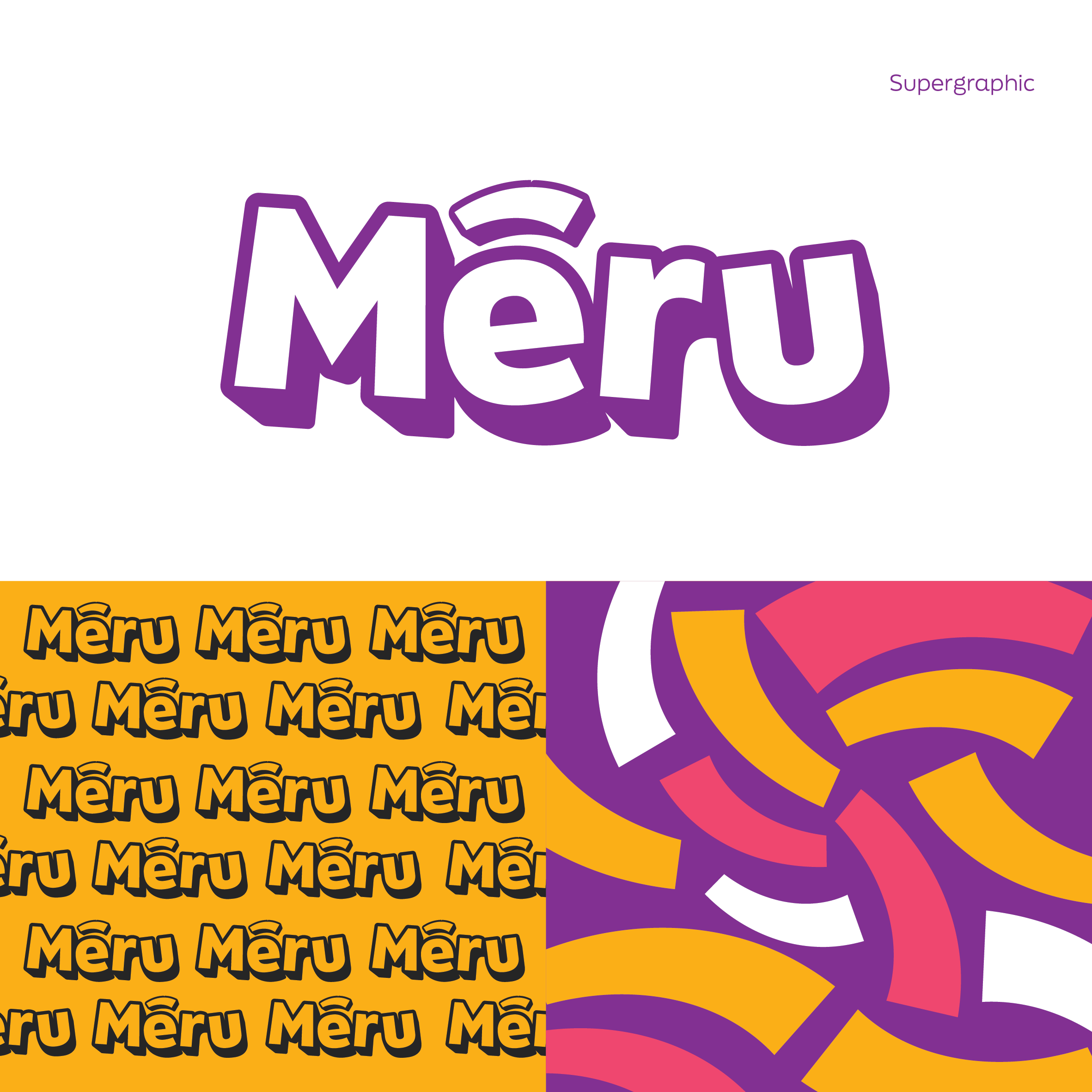 Meru - Logo Design/Visual Identity by Amirul Khair on Dribbble
