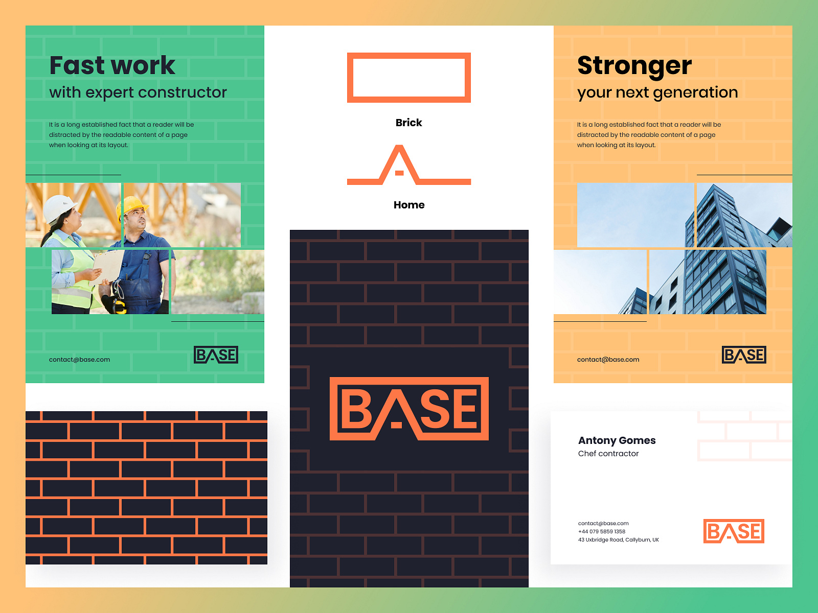 BASE: branding, logo design, visual identity by Kahaf design agency on ...