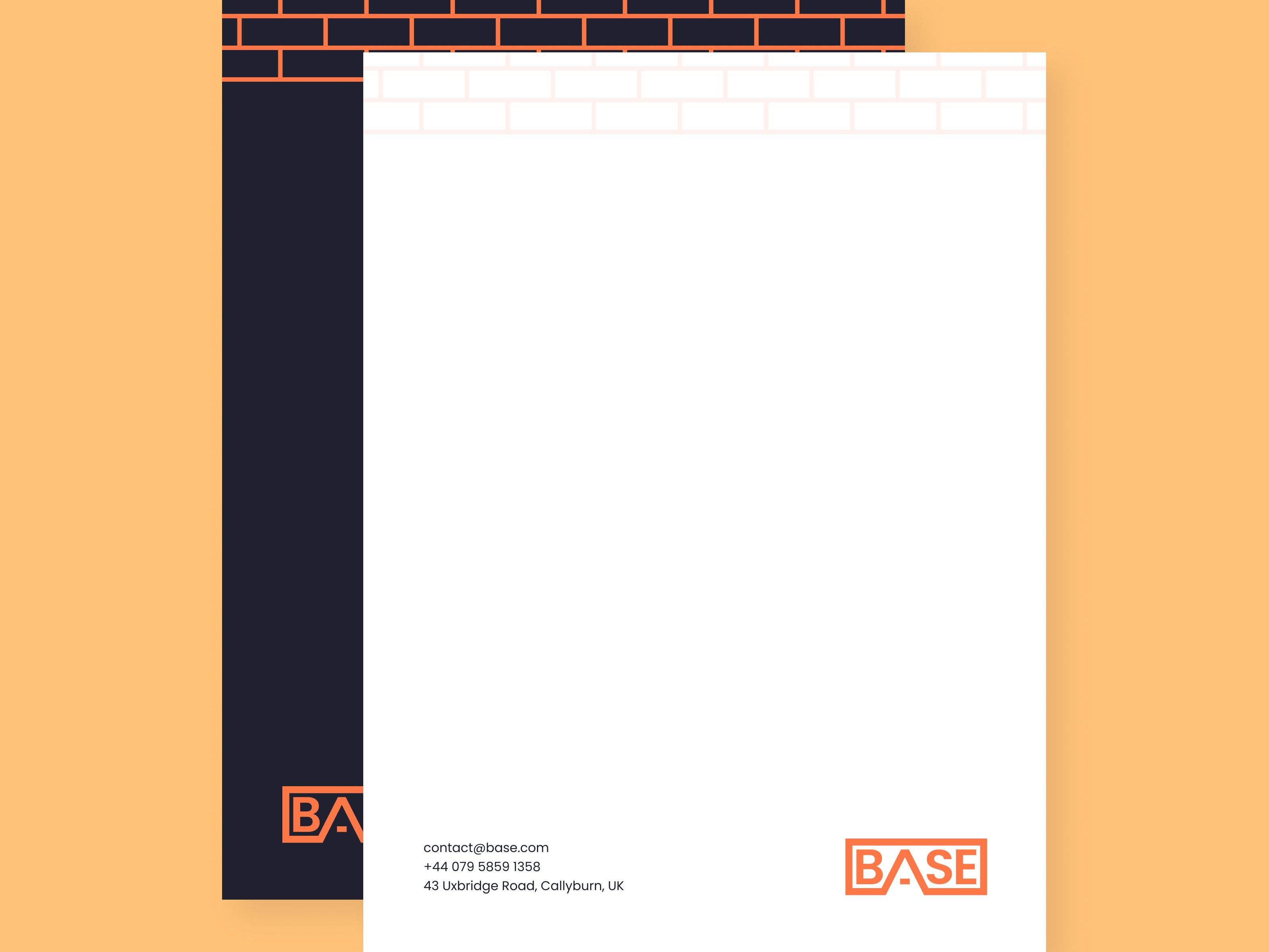 BASE: branding, logo design, visual identity by Kahaf design agency on ...