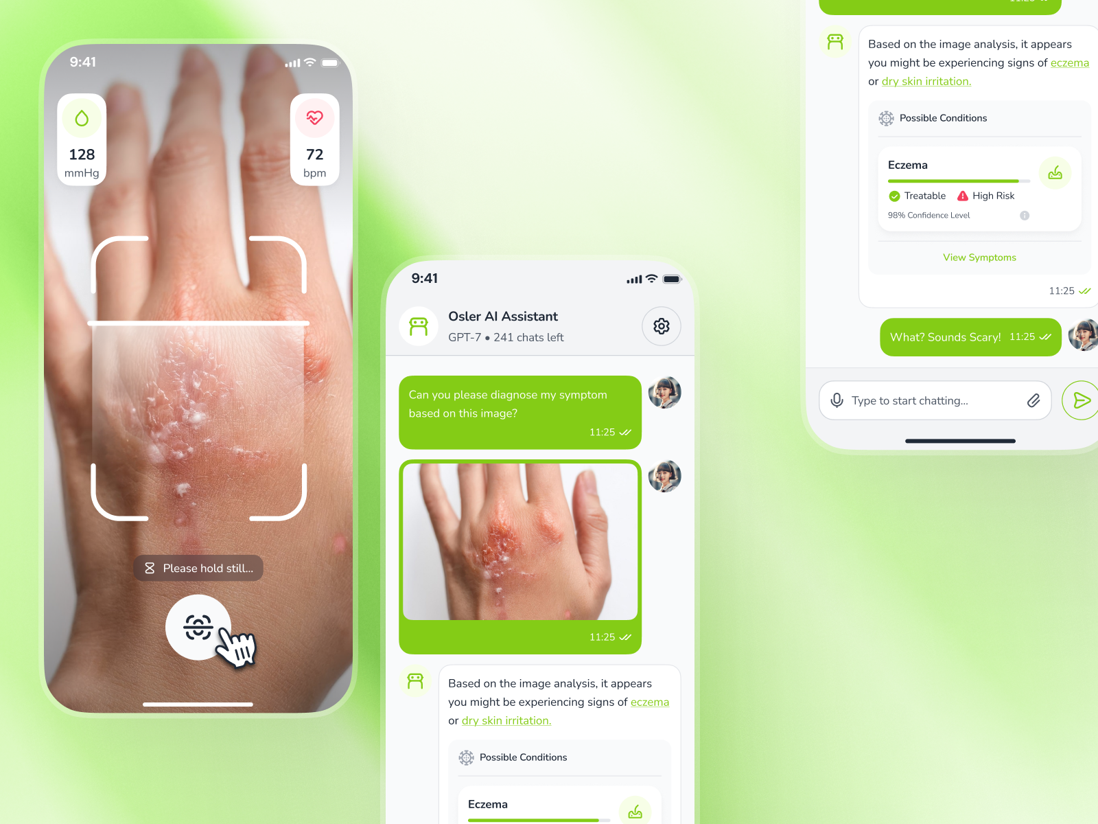 osler v2: AI Virtual Health Assistant App - Wellness Companion by strangehelix on Dribbble