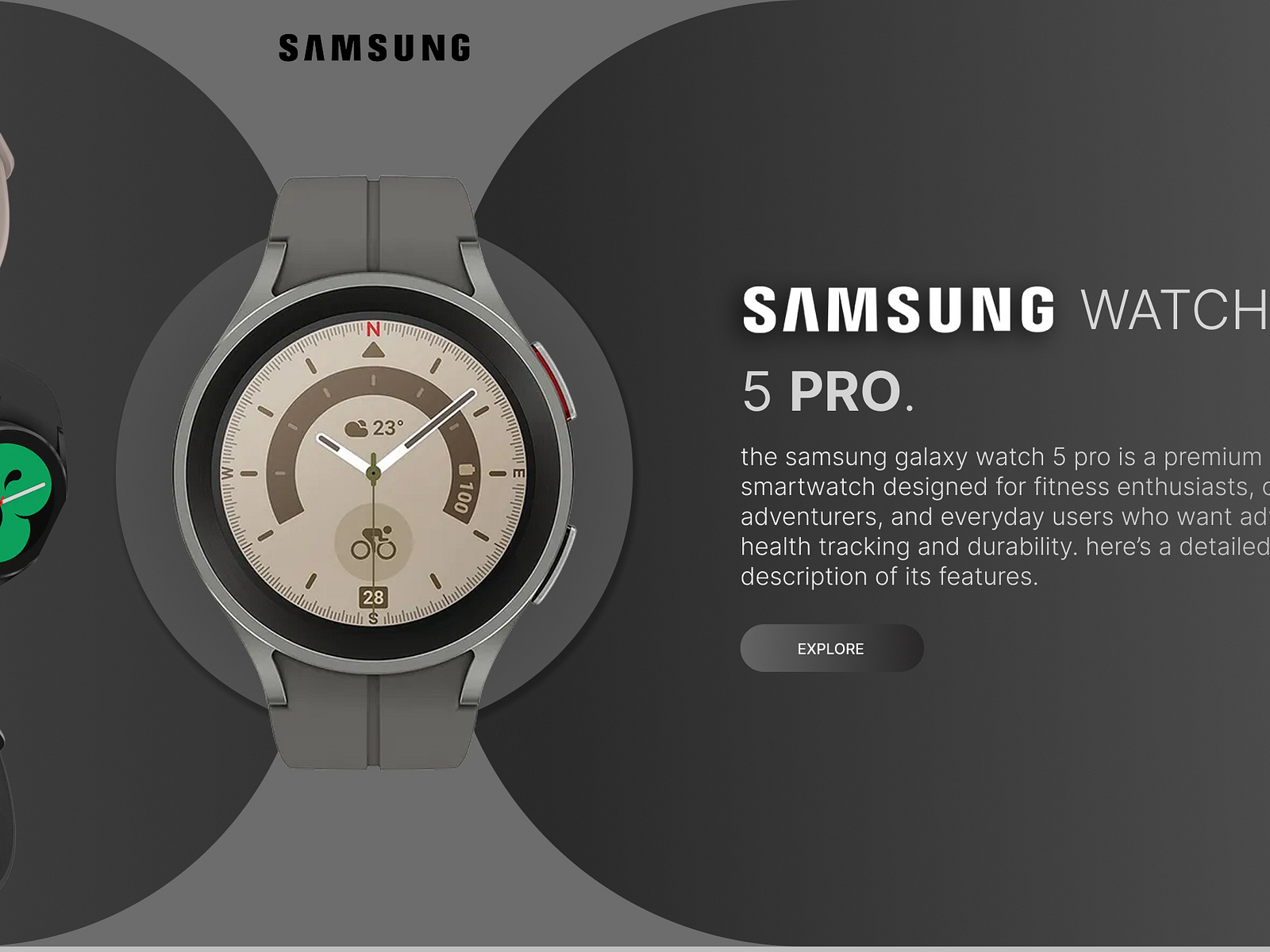 Samsung Banner by Vinit Mehra on Dribbble