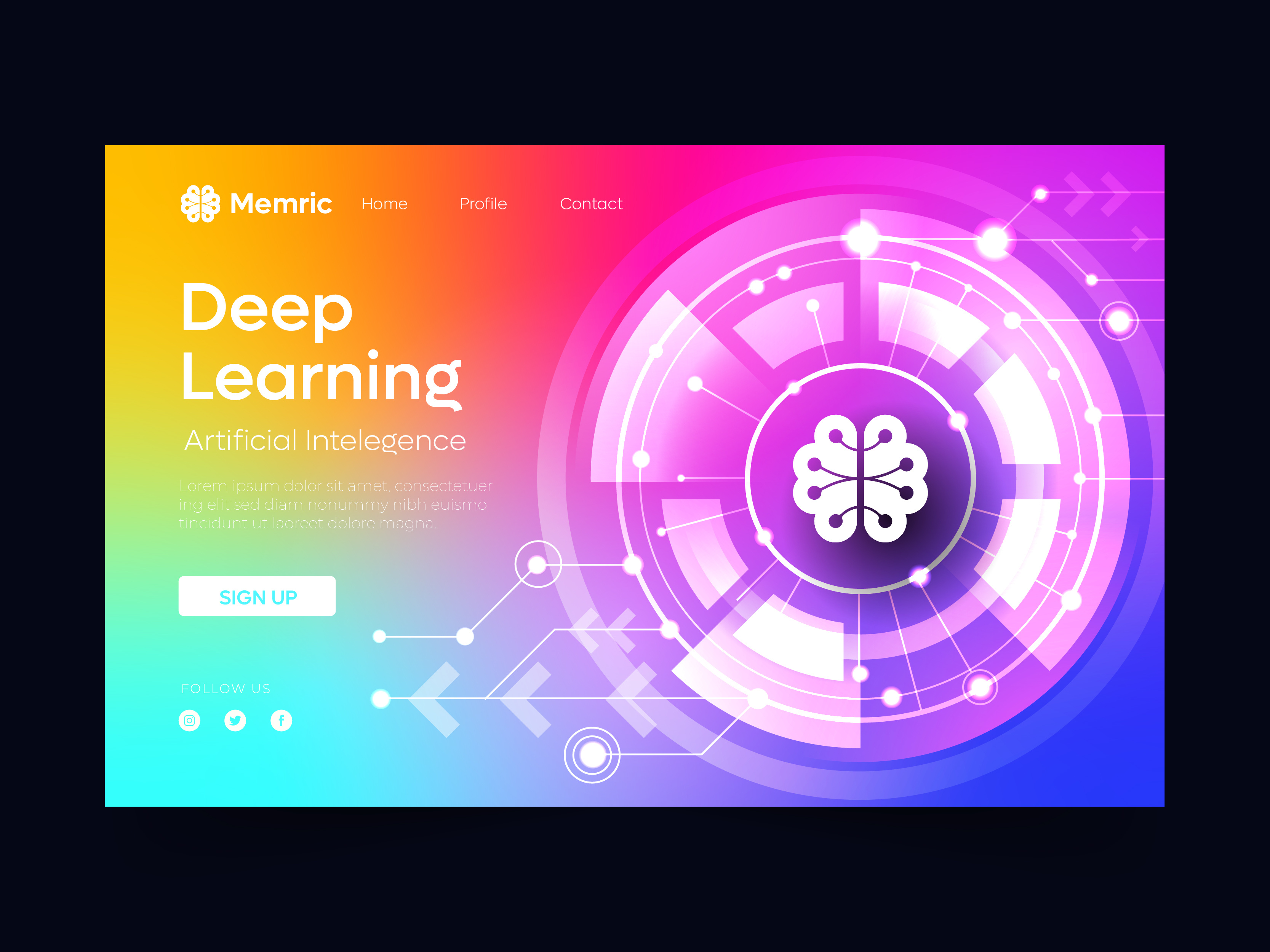 Cloud Data, Brain, Tech, Artificial Intelligence Logo Concept by Sumon ...