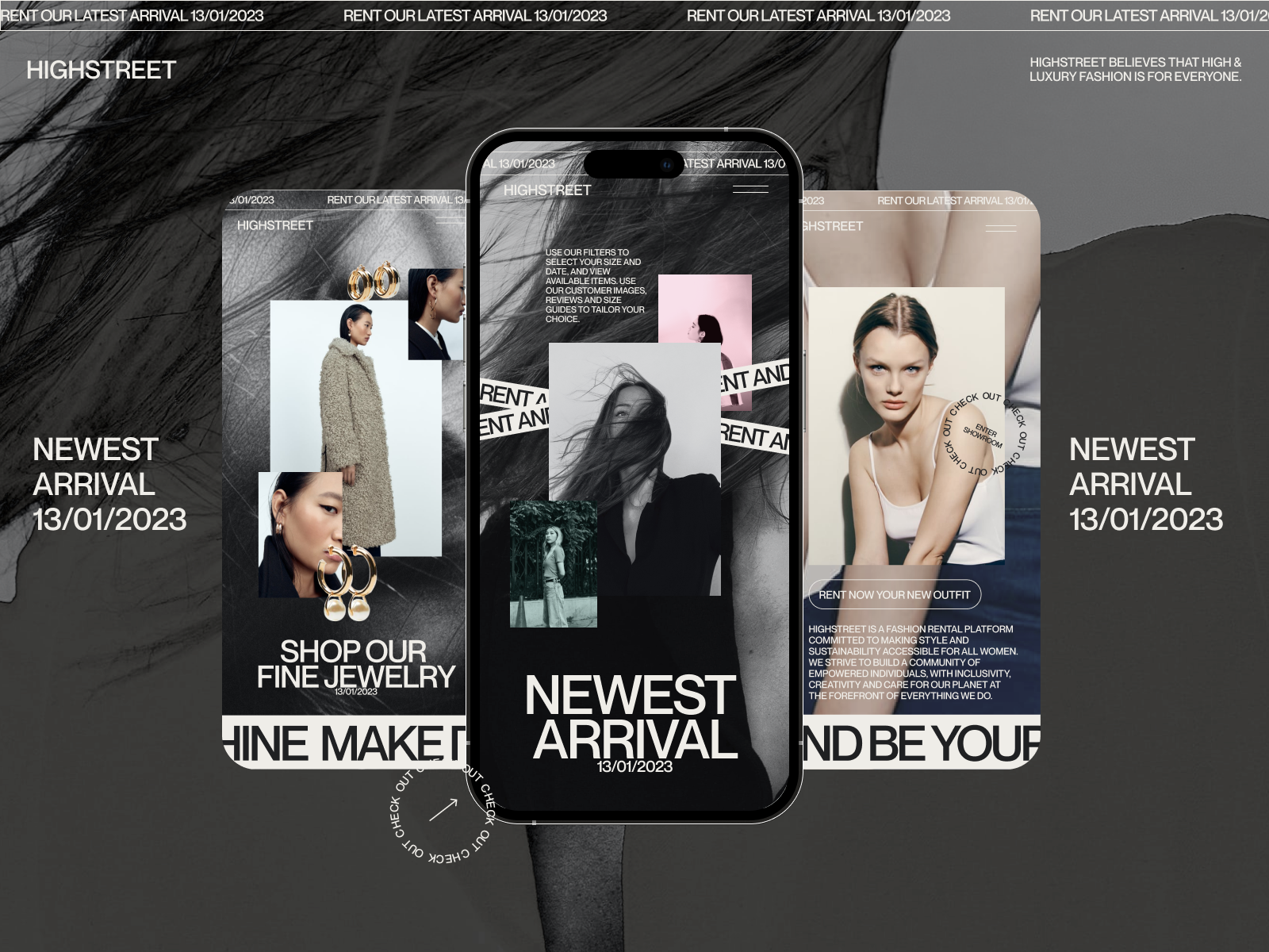 Rent Clothing website design mobile ui by Darina Yefymova on Dribbble