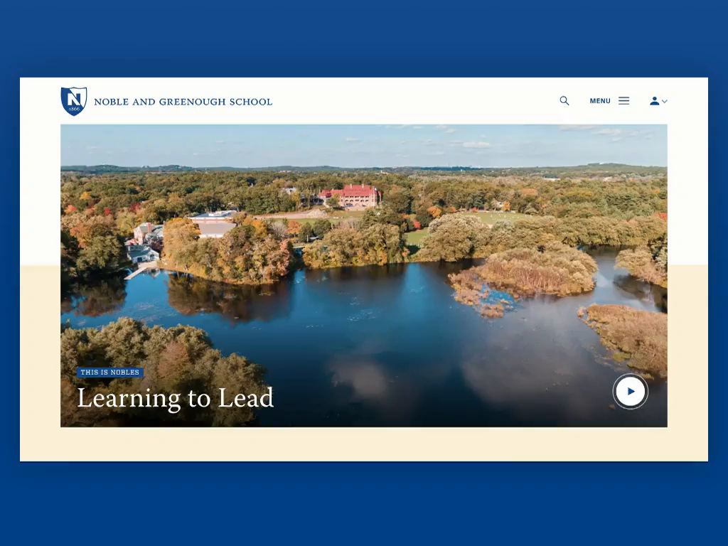 Nobles Navigation Menu by Allison Lenz for 829 Studios on Dribbble