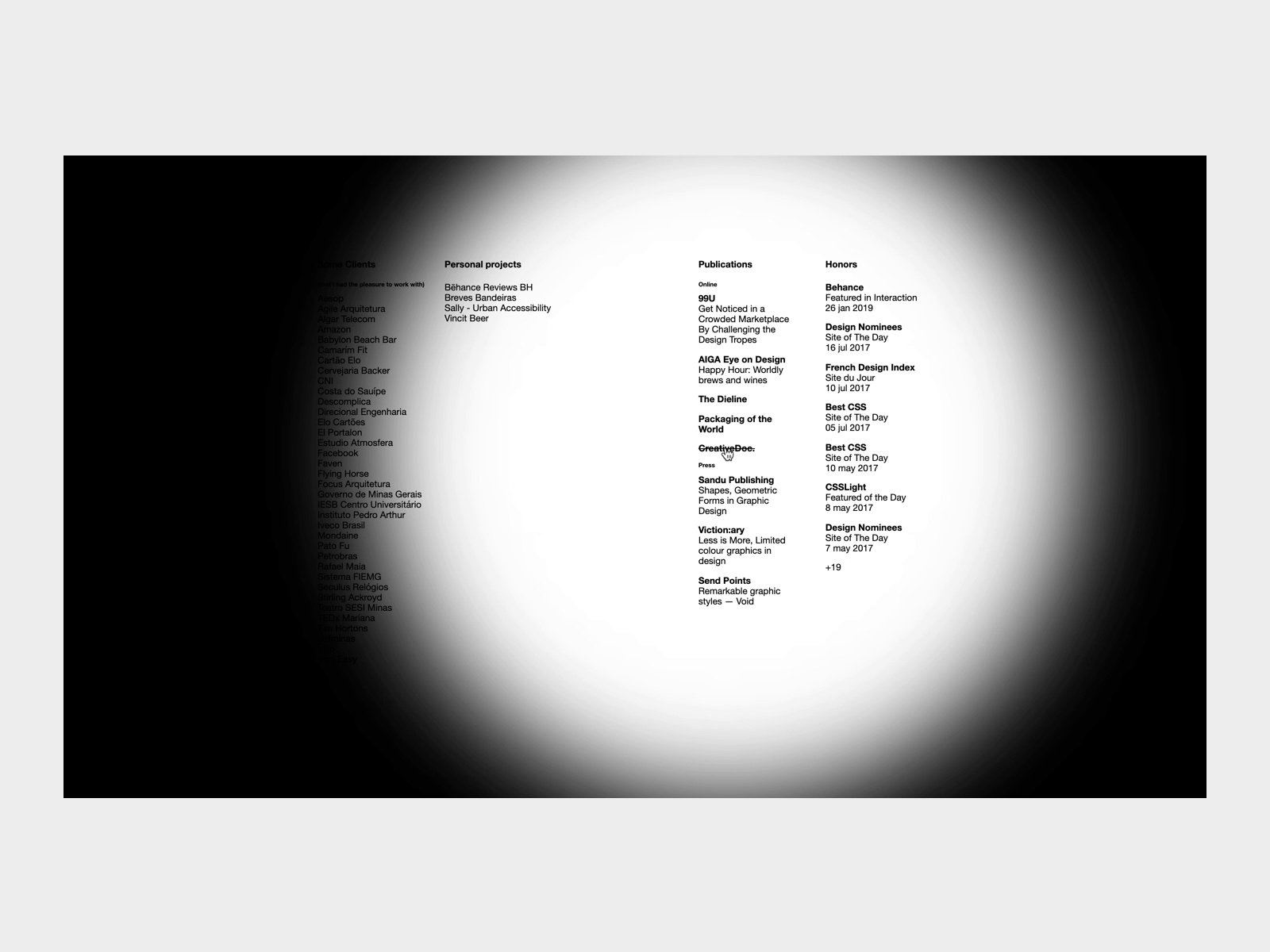 marcovincit.com by Marco Vincit on Dribbble