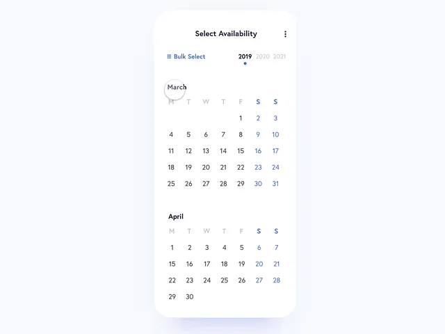Browse thousands of Calendar Availability images for design inspiration ...