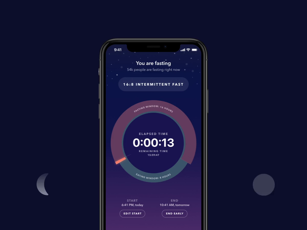 Zero Fasting App v2: Day & Night by Fedor Shkliarau on Dribbble