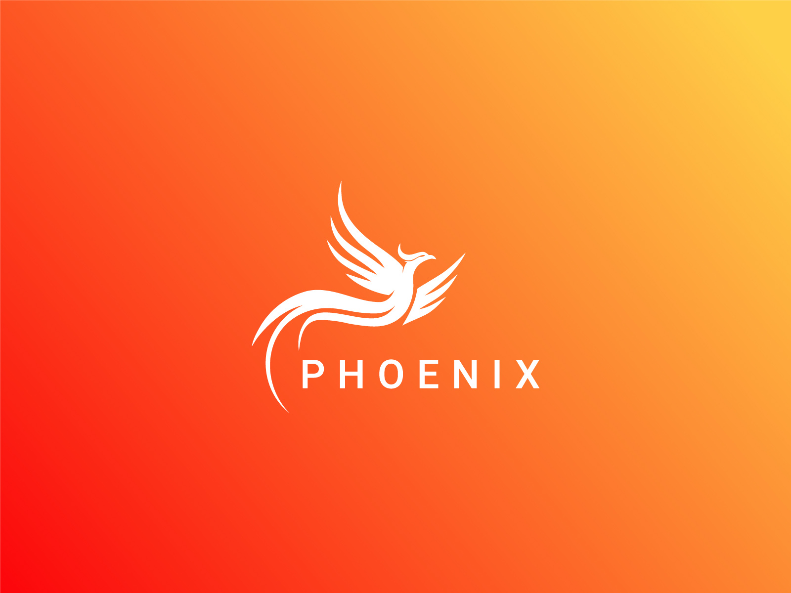 Phoenix Logo by Hussnain Graphics on Dribbble