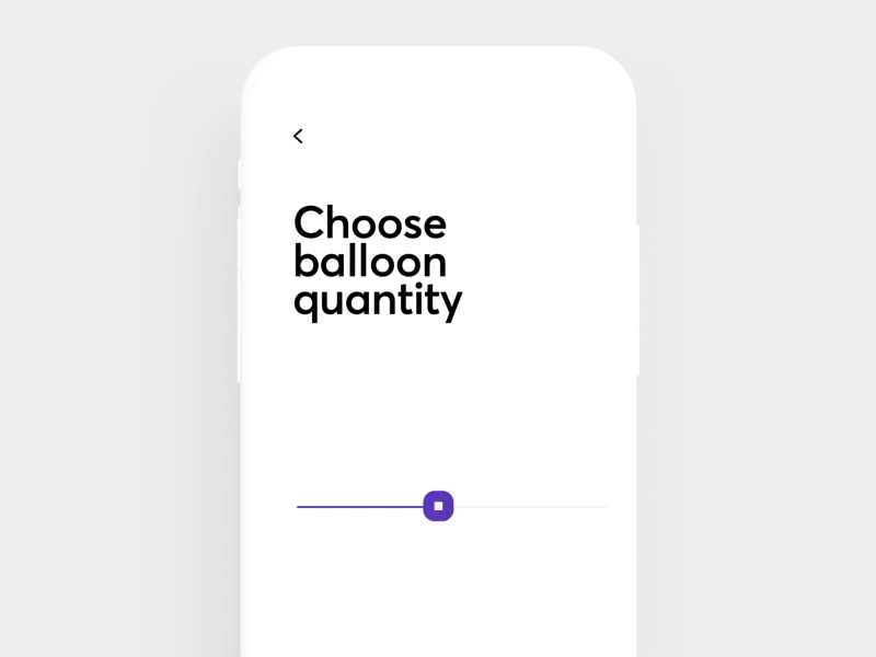 Balloon Slider Control by Cuberto on Dribbble