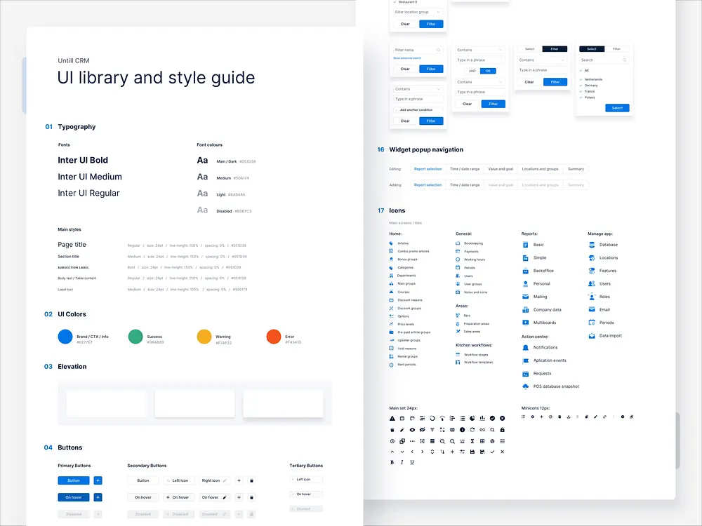 Browse thousands of Style Guide images for design inspiration | Dribbble