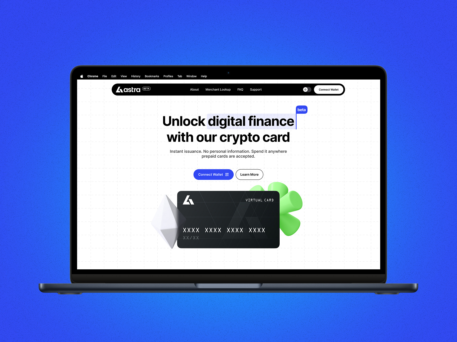Astra Finance – Crypto Card App & Landing Page Design by HashPoint Agency on Dribbble