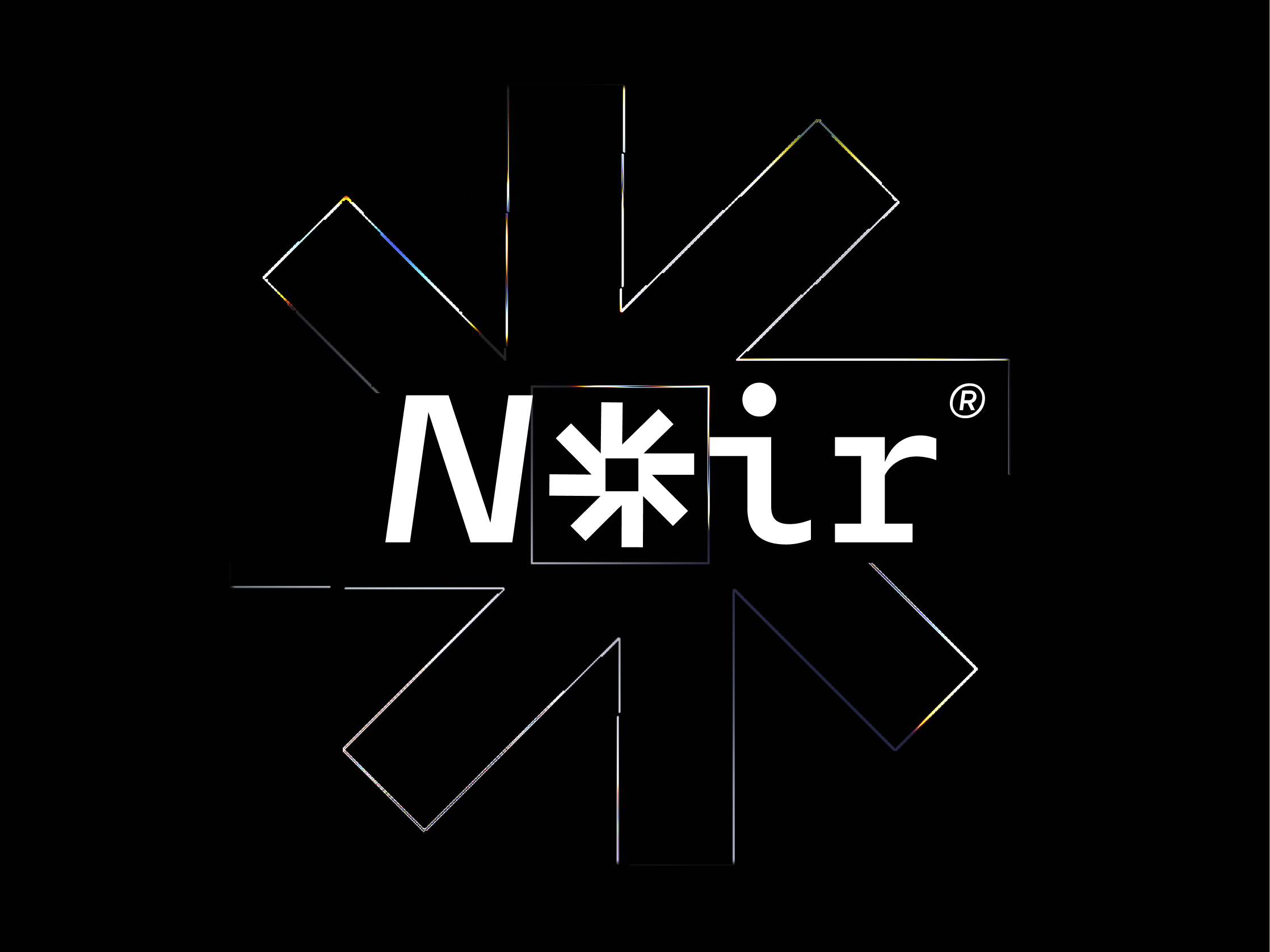Noir design agency branding 🖤 by Polina Dubenko on Dribbble