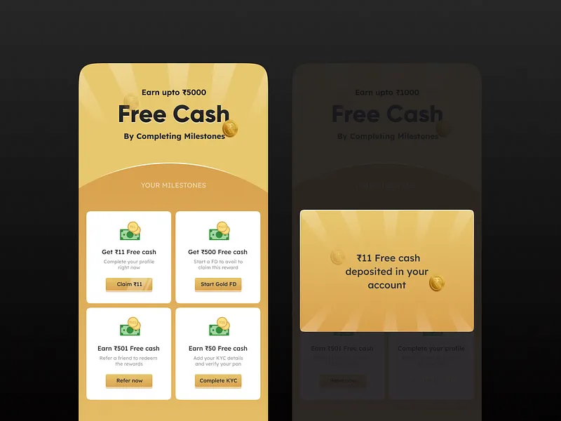 Browse thousands of Rewards Screen images for design inspiration | Dribbble