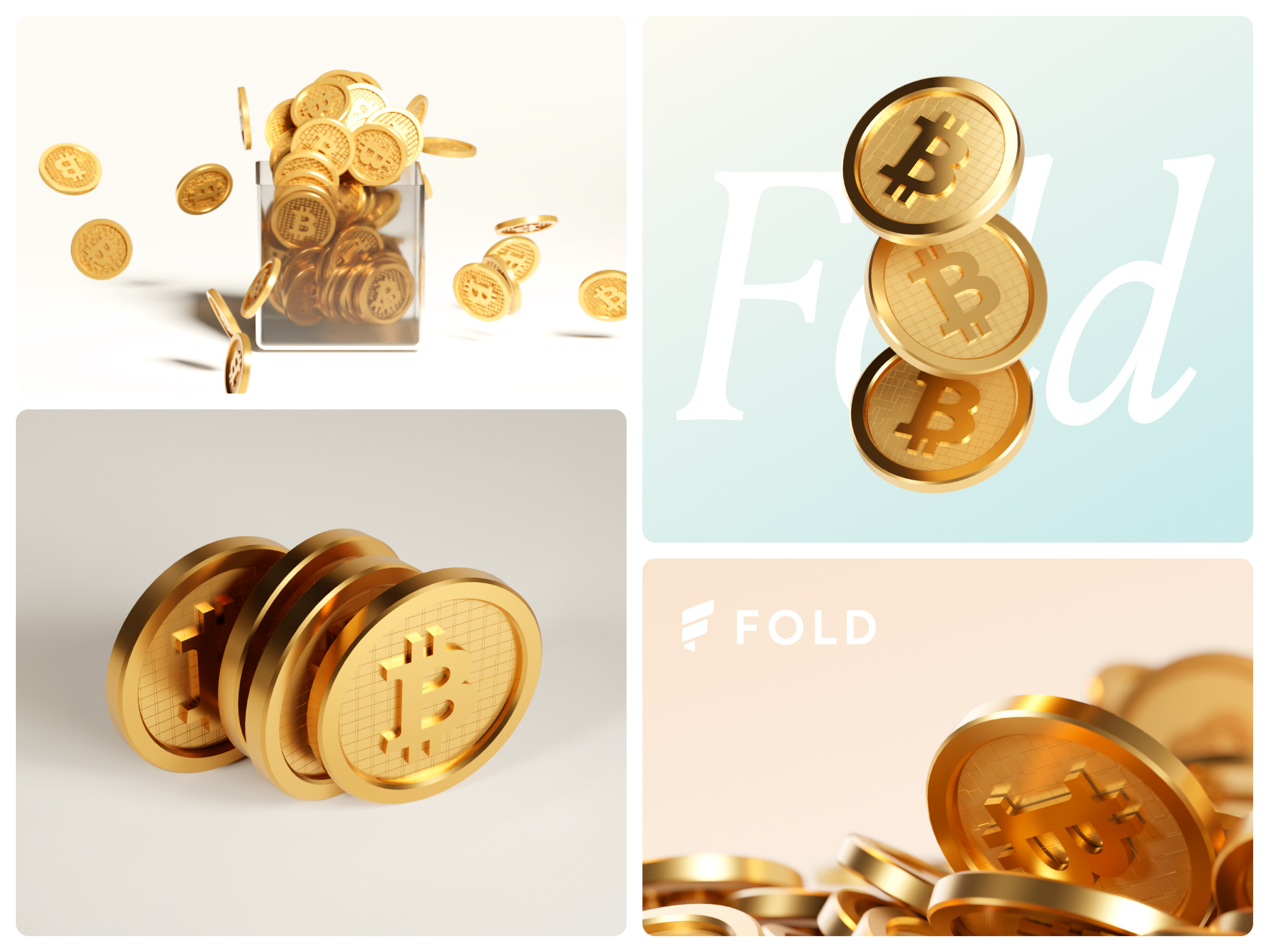 Fold App web design and 3d illustration by Oli Lisher on Dribbble