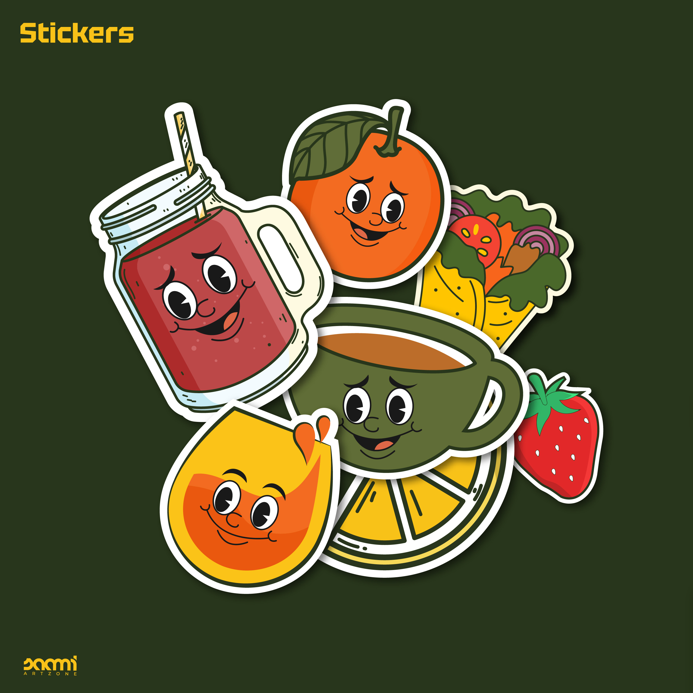 Juice Box Cafe Brand Identity by Saami Art Zone on Dribbble