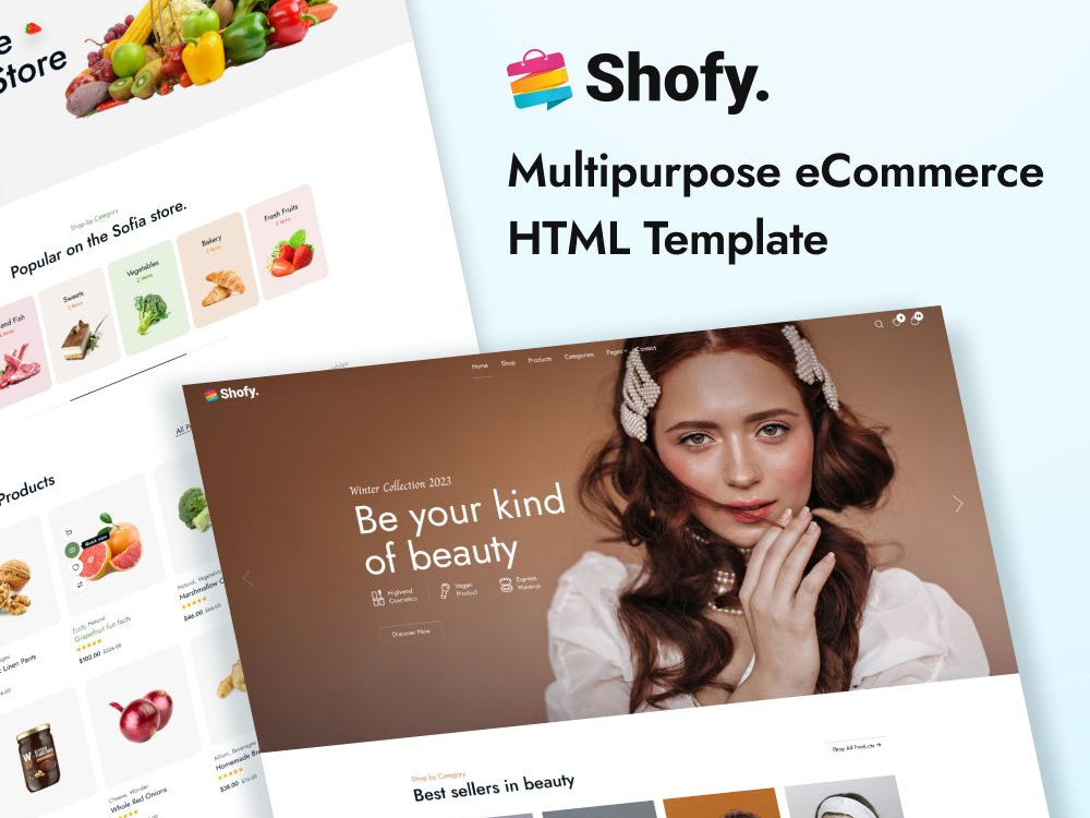 Shofy – Multipurpose eCommerce HTML Template by ThemePure on Dribbble