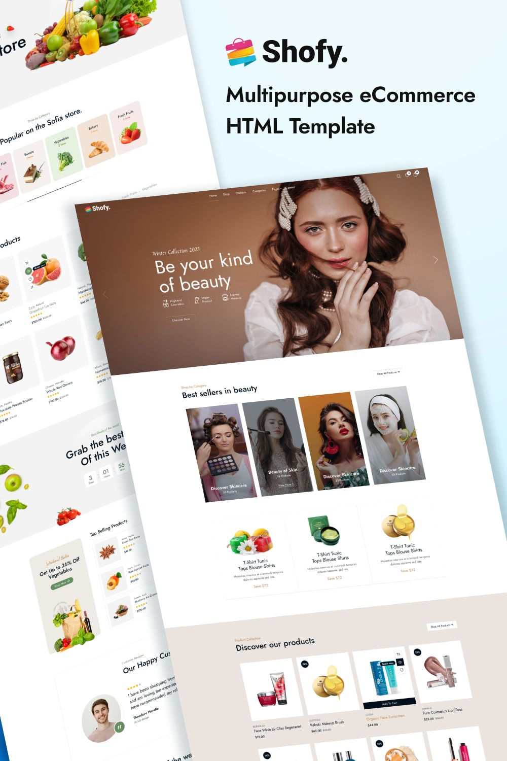Shofy – Multipurpose eCommerce HTML Template by ThemePure on Dribbble
