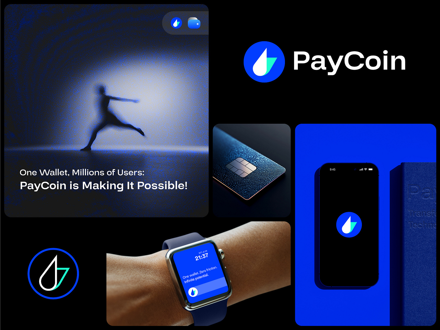 PayCoin brand identity, crypto logo, branding design by Md Rezaul on Dribbble