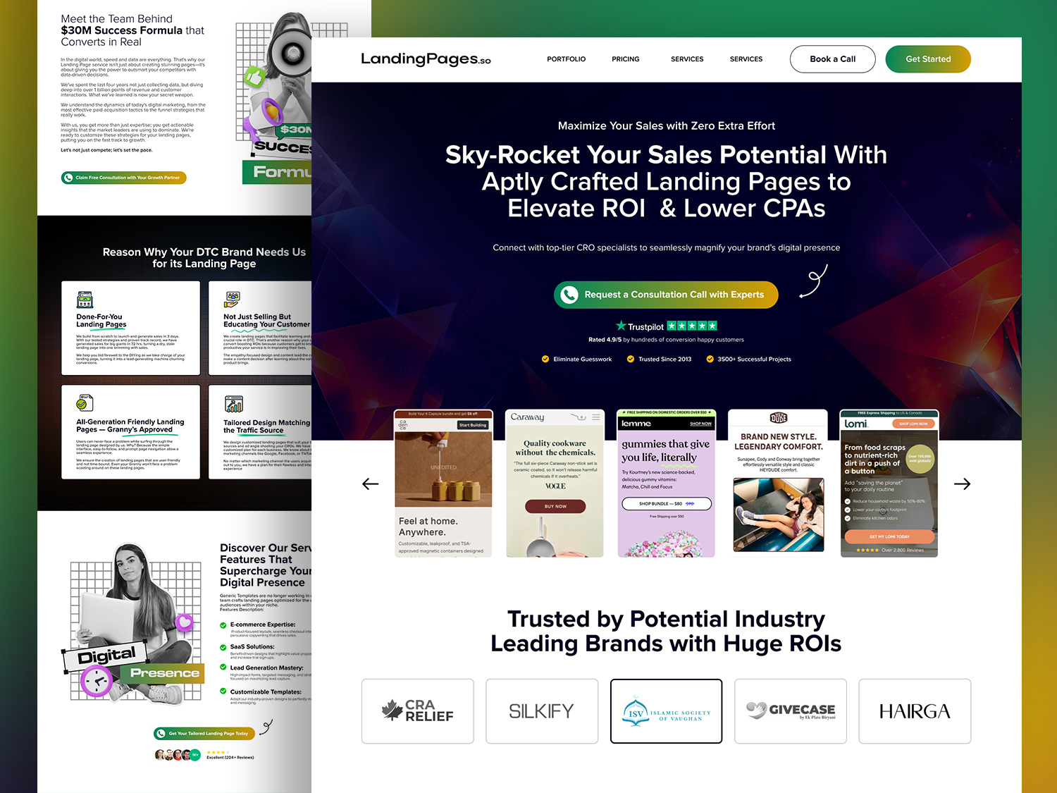 Landingpages.so | Website UI UX Design by Saqib Ahmed on Dribbble