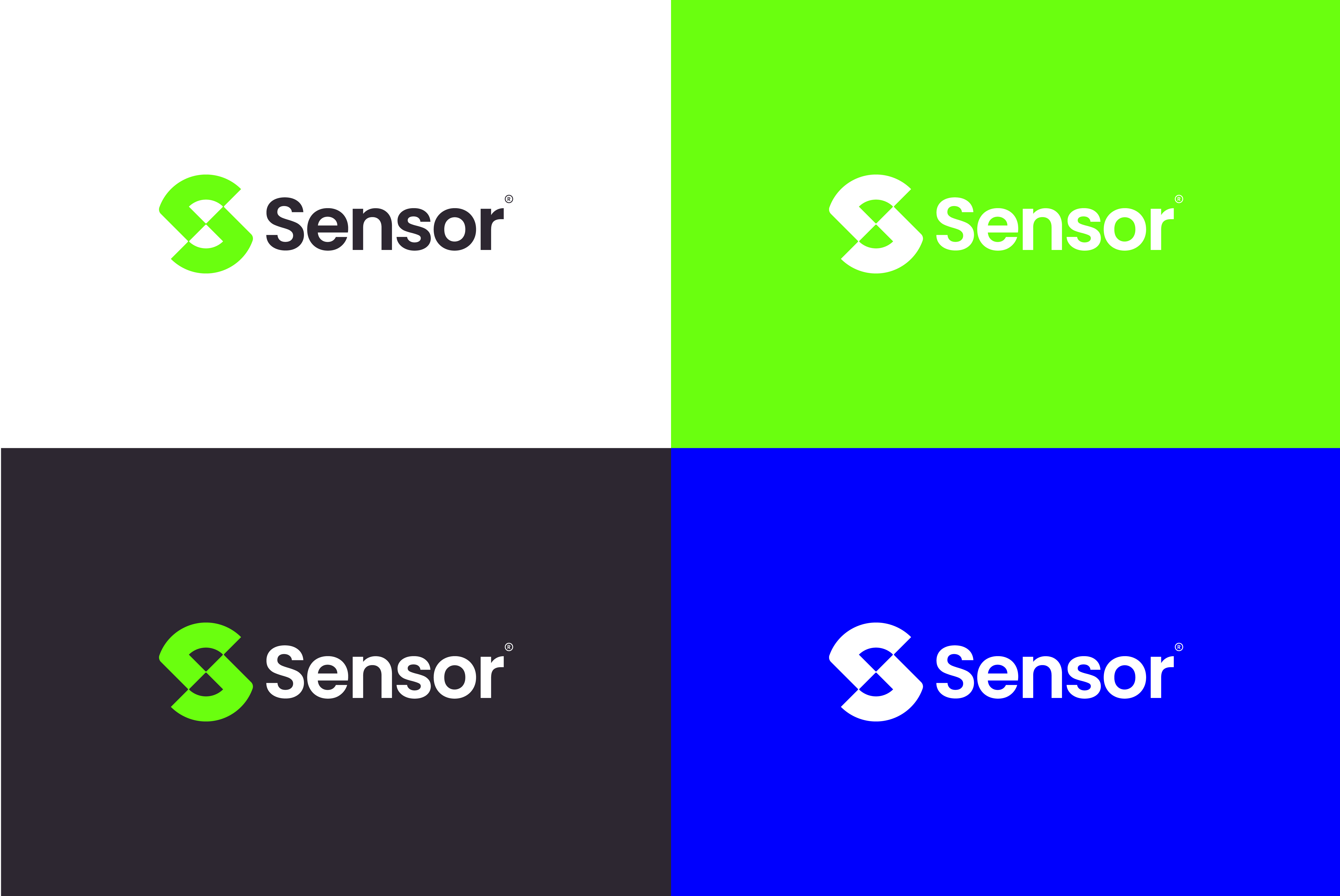 Branding: logo design - Sensor branding by Fieon Art on Dribbble