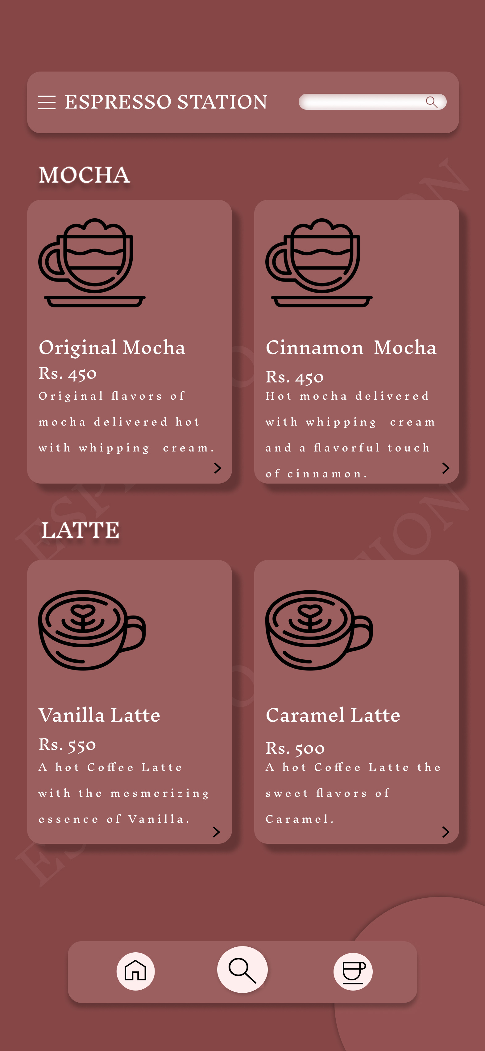 Coffee Shop App UI Design by Tayyaba Noor on Dribbble