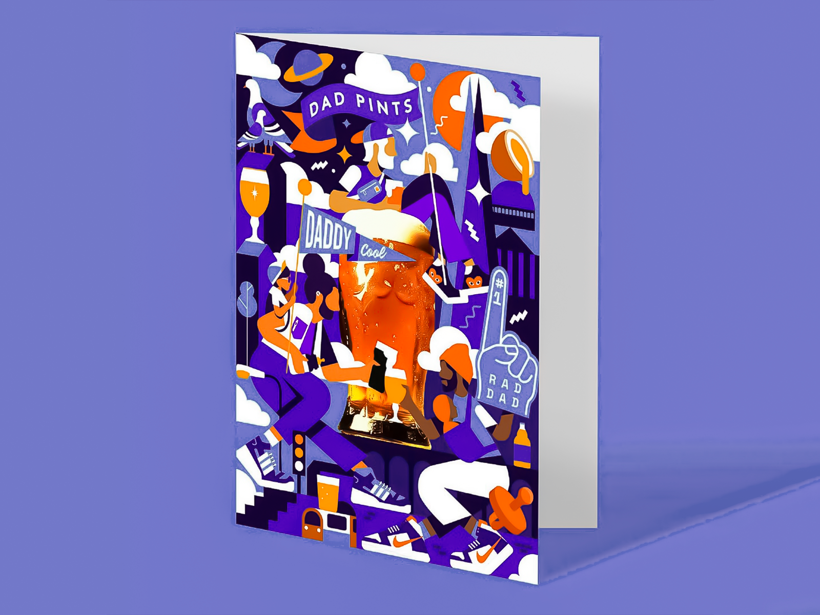 Artwork - Cool Dad Pints Celebration by kayoshima on Dribbble
