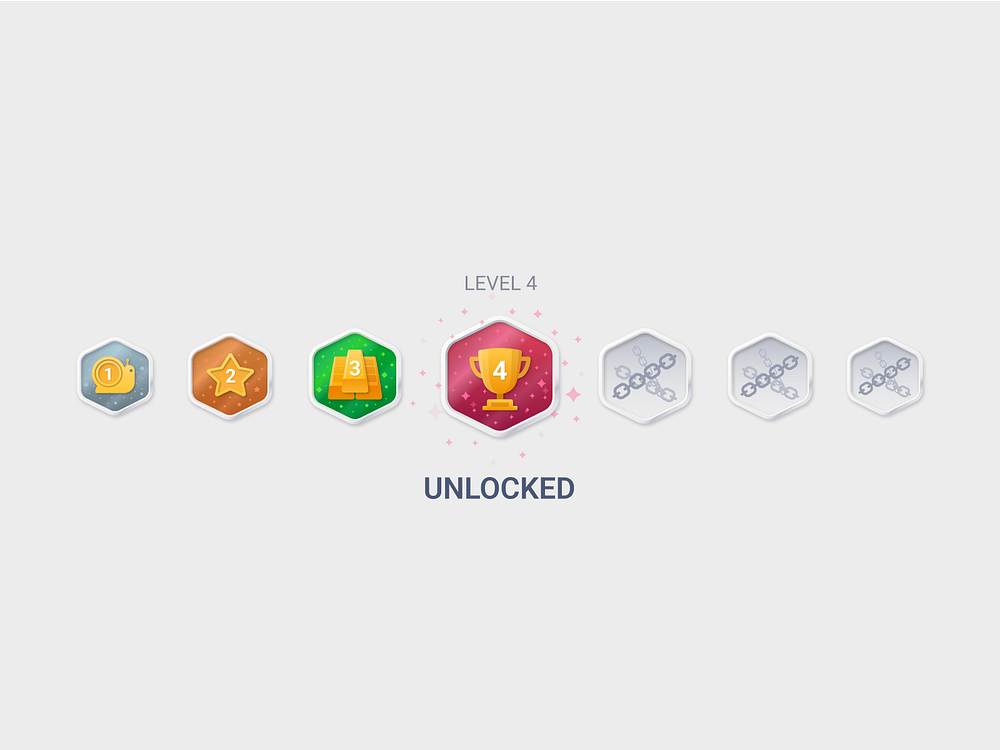 Browse thousands of Achievement UI images for design inspiration | Dribbble