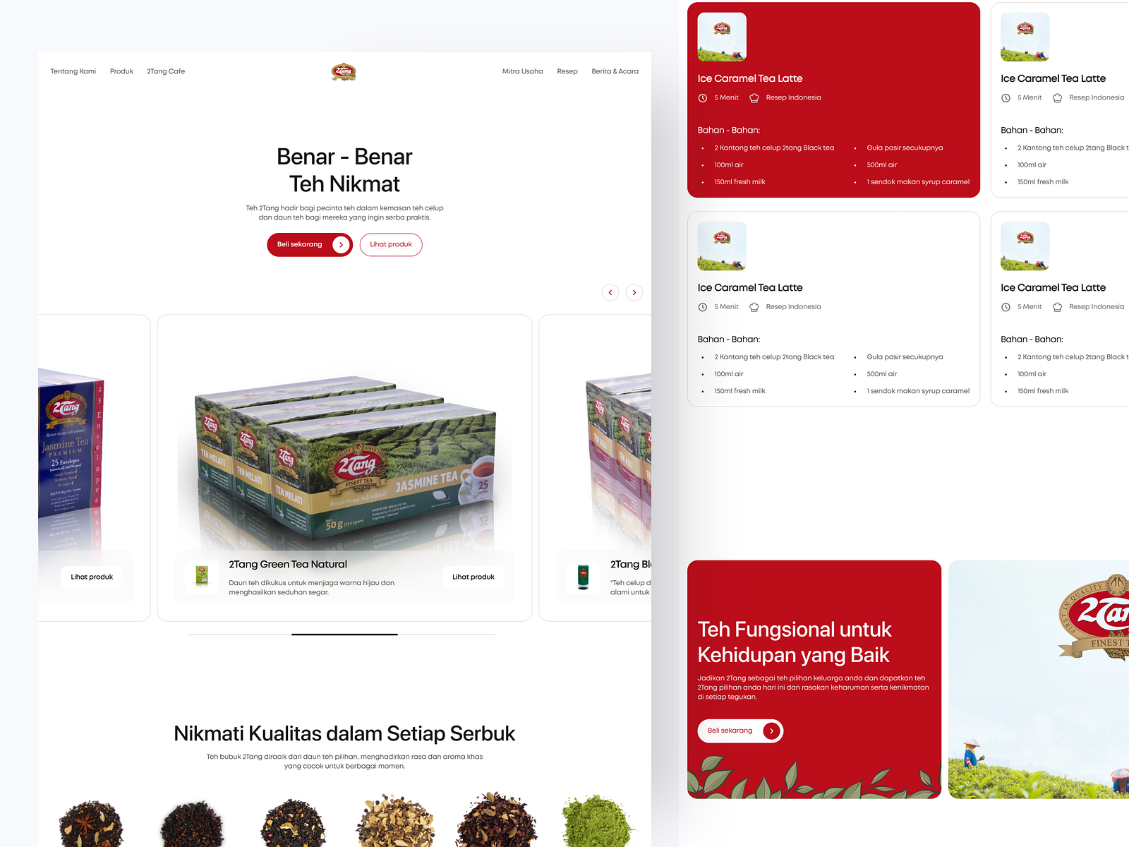 2Tang E-Commerce Website - Landing Page by Helmy for Rukous. on Dribbble