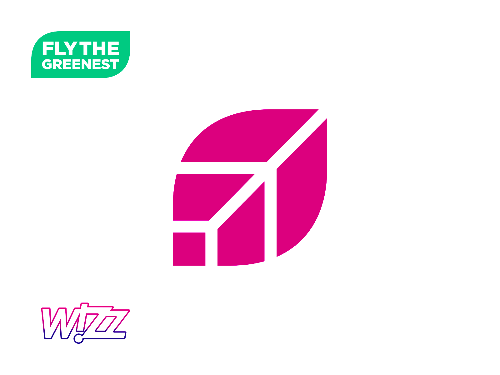 Fly the Greenest: Wizz Air sustainability logo redesign concept by Alex ...