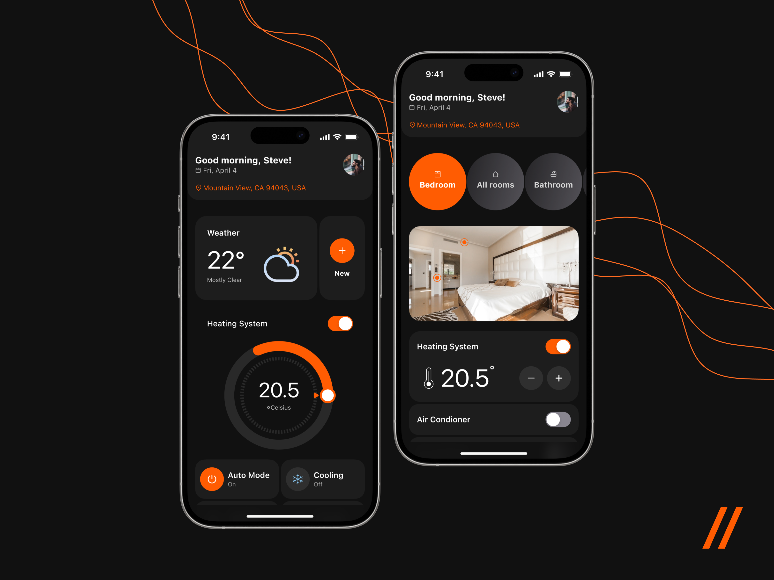 AC control app Mobile iOS App by Purrweb UI/UX Agency on Dribbble