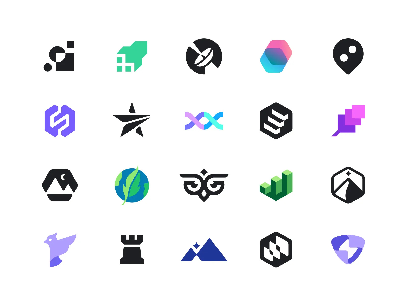 Spectro Logo Design - Media, Play Icon, Abstract by Dalius Stuoka on ...