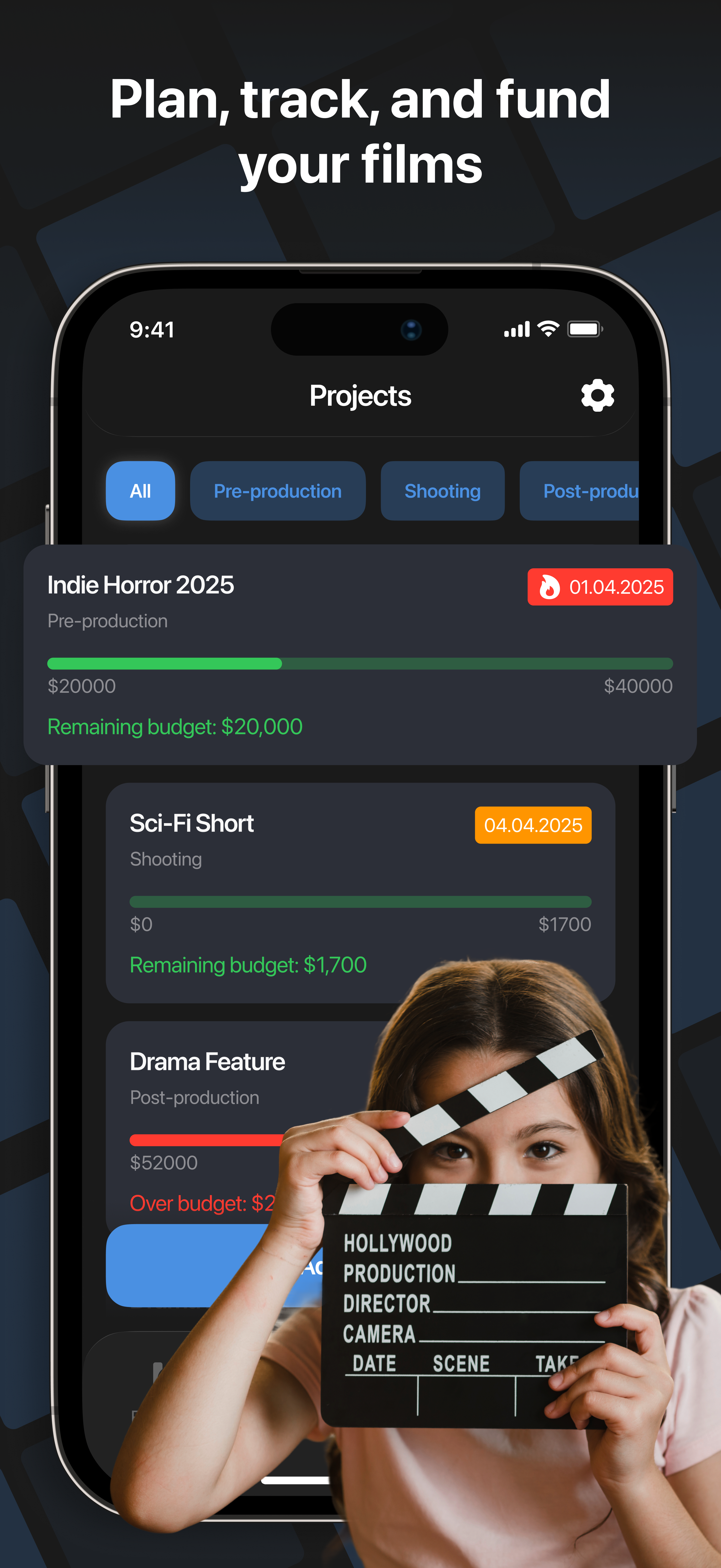 IndiePurse - UI/UX Design for Film Budget Management Mobile App by ...