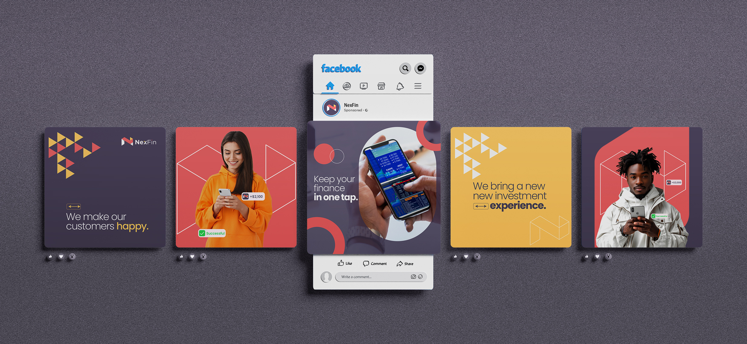 Nexfin Brand identity | Logo Design by Nazmul Hasan for Orvian Studio on Dribbble