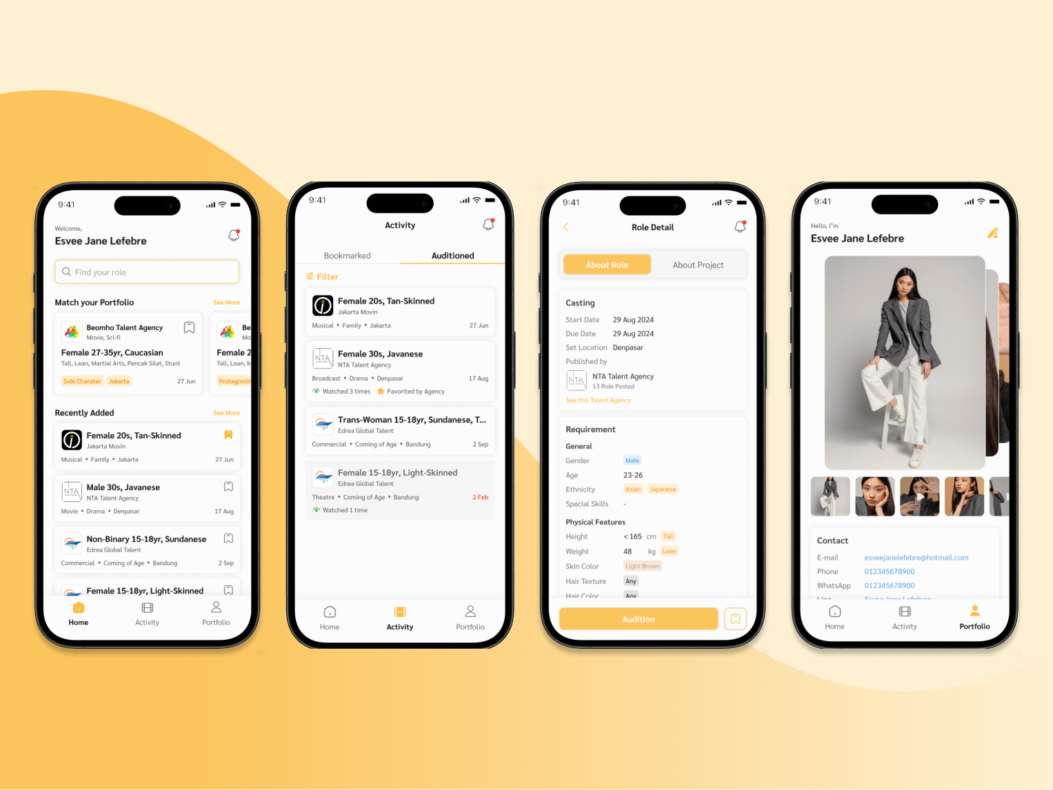 Actor Casting App: Mobile App for Actors & Casting Directors by Nadia ...