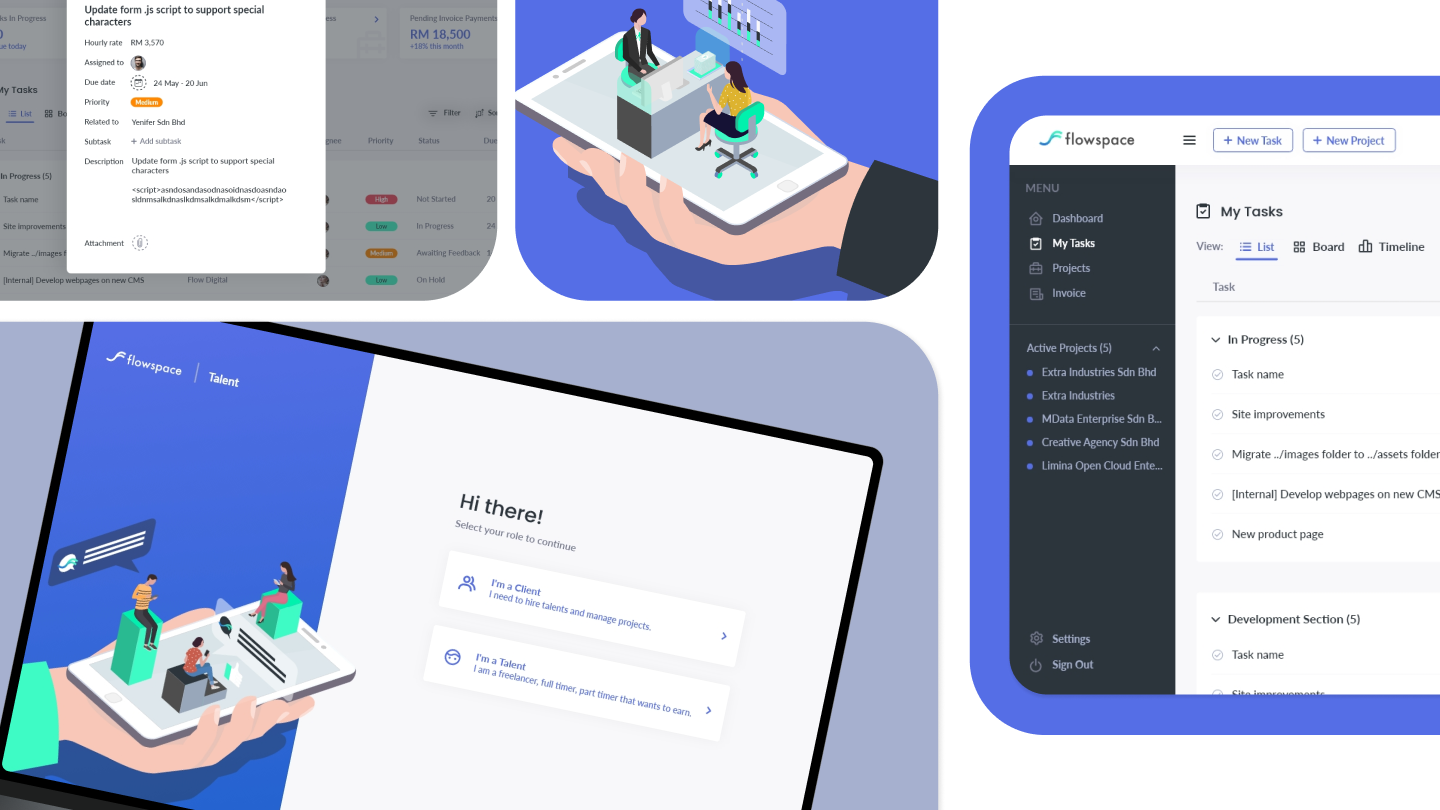 Flowspace – Task & Project Management Platform Design by Flow Digital on Dribbble