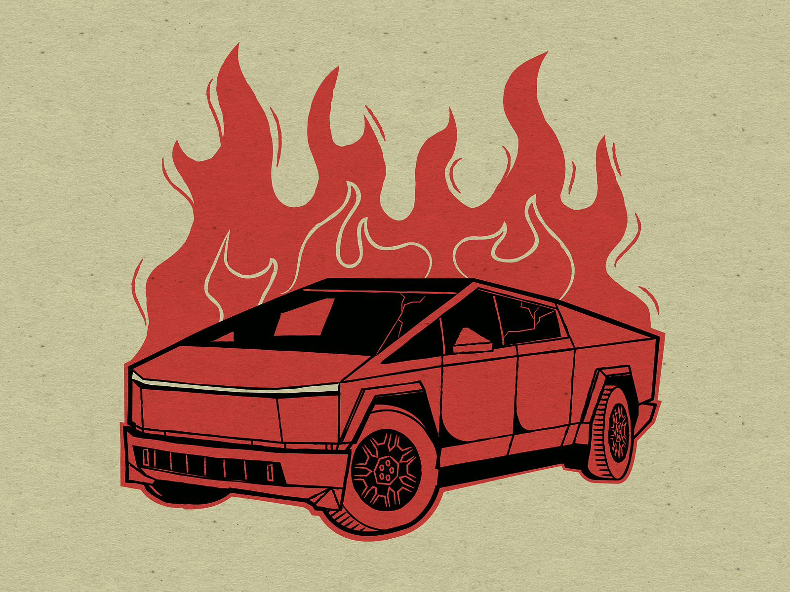Dumpster Fire by Matt Erickson on Dribbble